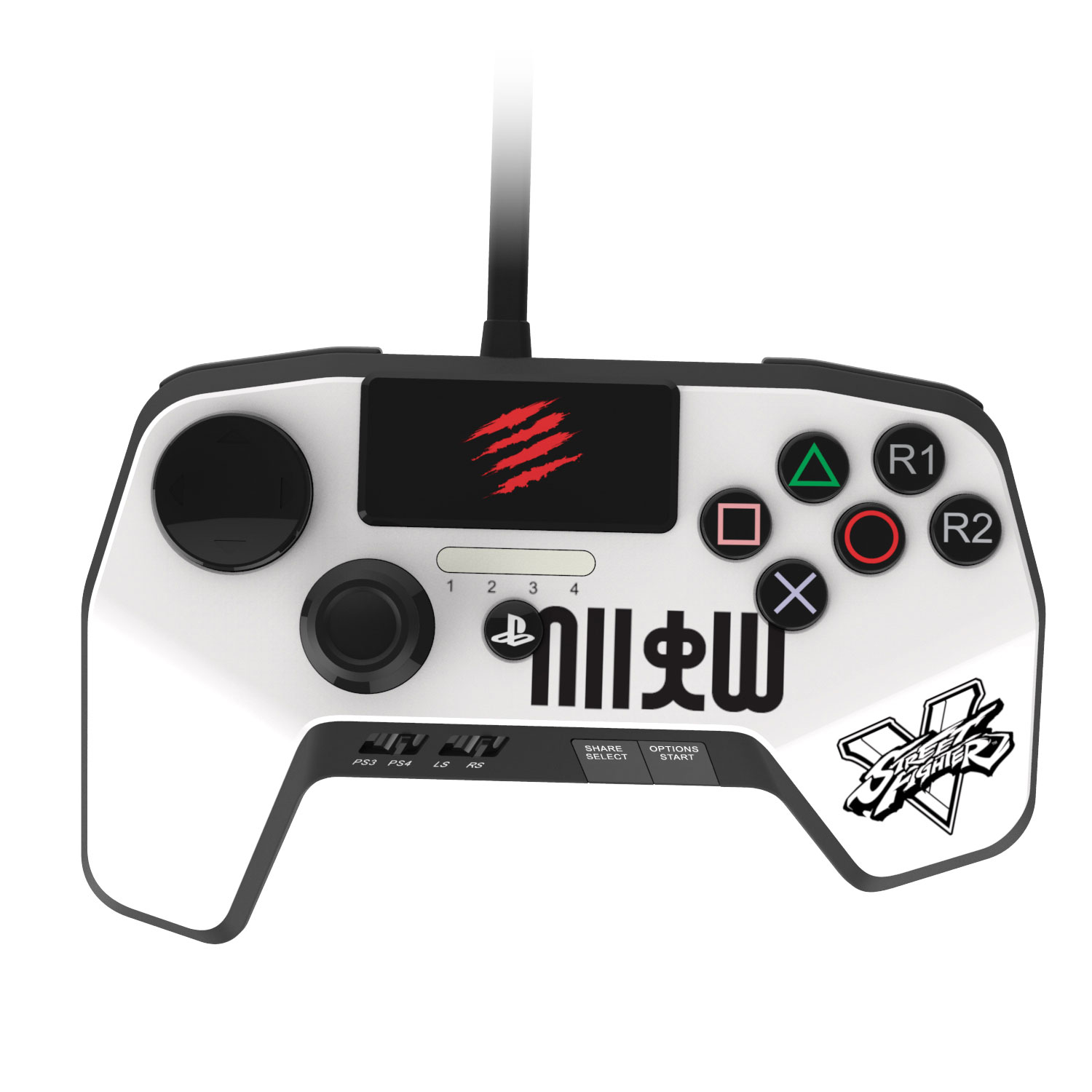 Mad Catz Street Fighter V FightPad PRO Ryu Accessoires PS4 Mad Catz Mad Catz Street Fighter V FightPad PRO Ryu Accessoires PS4 Mad Catz