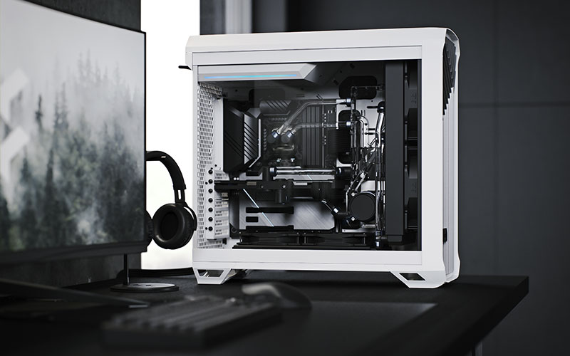 Fractal Design Torrent White TG Clear (White) - PC cases - LDLC | Holy ...
