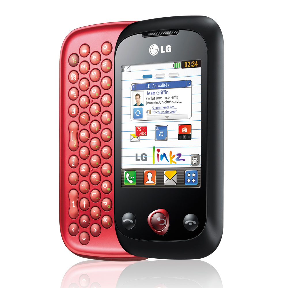 LG C330 Linkz Noir/Rouge - Mobile & smartphone LG sur LDLC.com