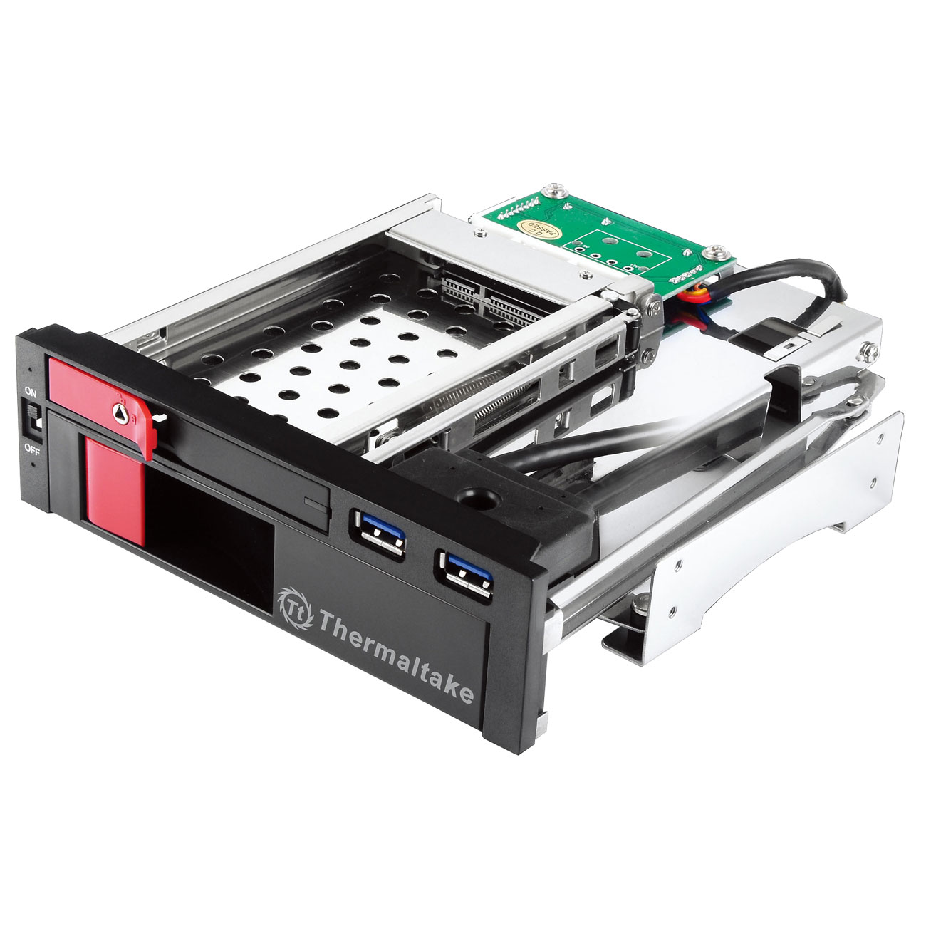 Thermaltake Max 5 Duo SATA HDD Rack - Rack HDD interne Thermaltake sur ...