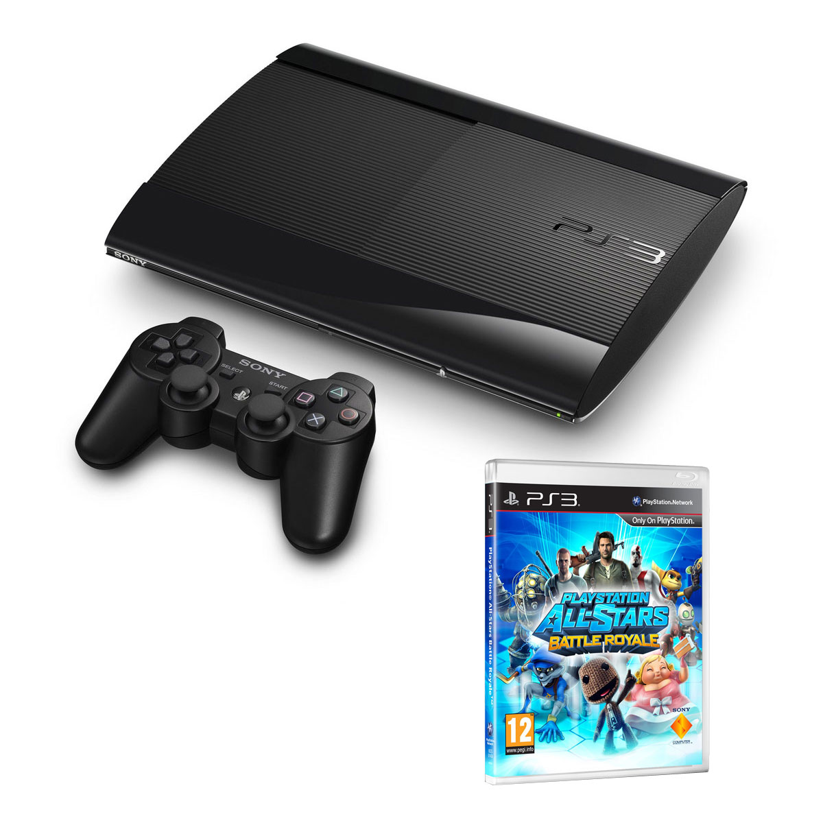 Sony Playstation 3 Ultra Slim 12 Go + Playstation All-Stars Battle ...