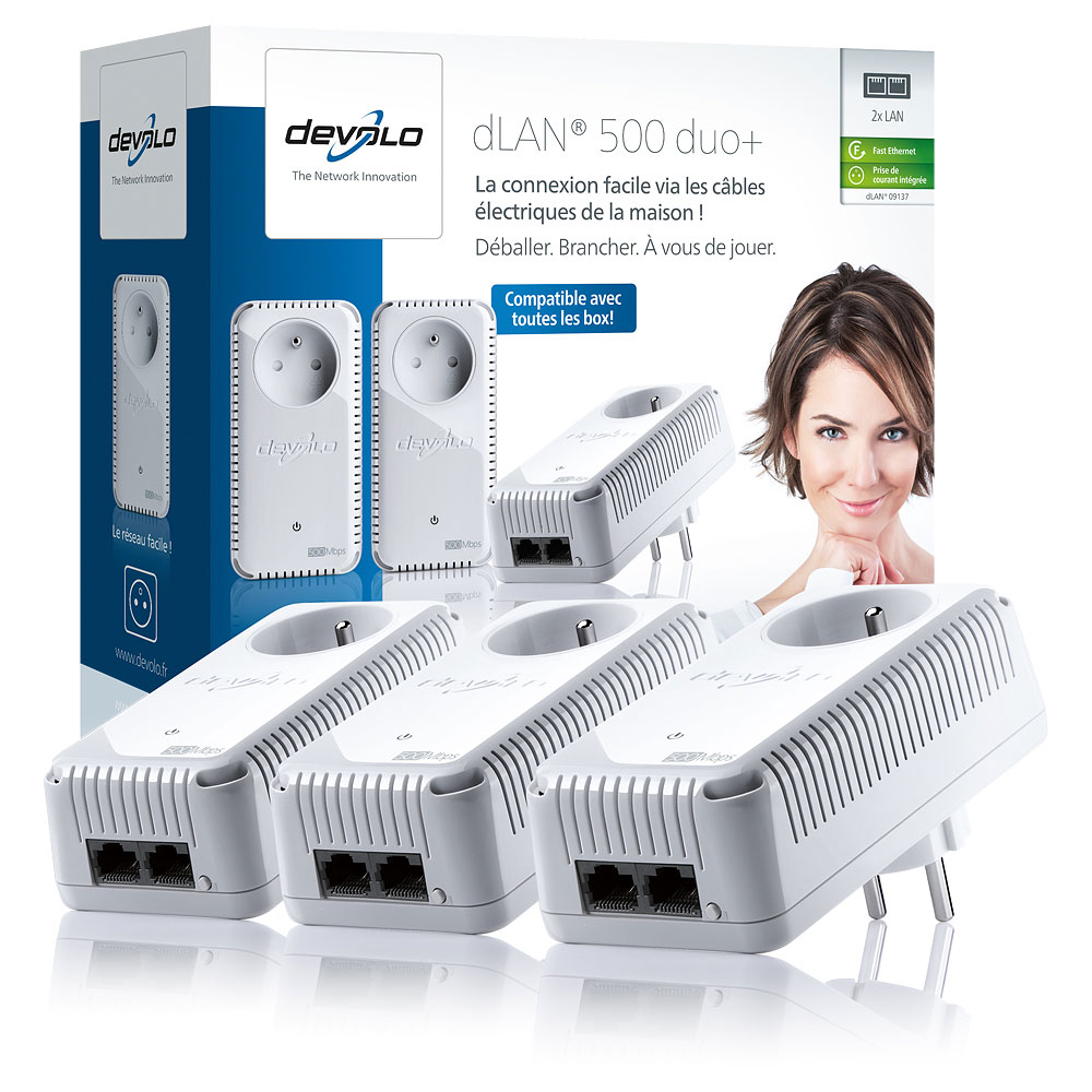 Devolo dLAN 500 duo+ Network Kit - CPL devolo AG sur LDLC.com