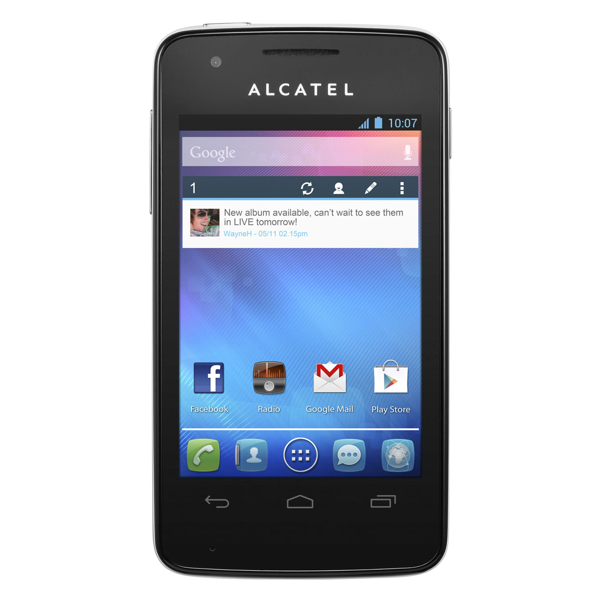 Alcatel 4030D One Touch S'Pop Blanc - Mobile & smartphone Alcatel sur ...