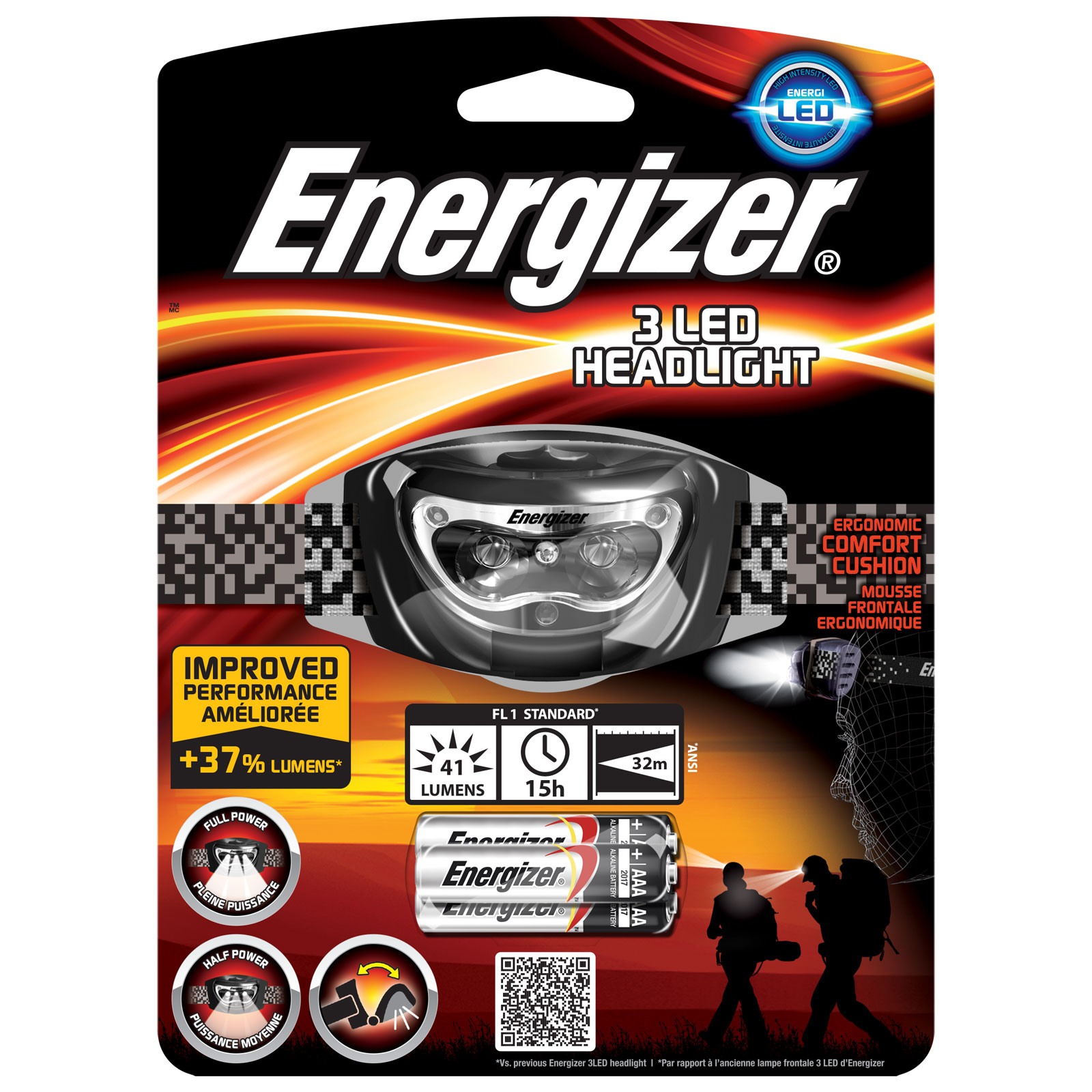 Energizer 3 LED Headlight - Lampe Energizer sur LDLC.com