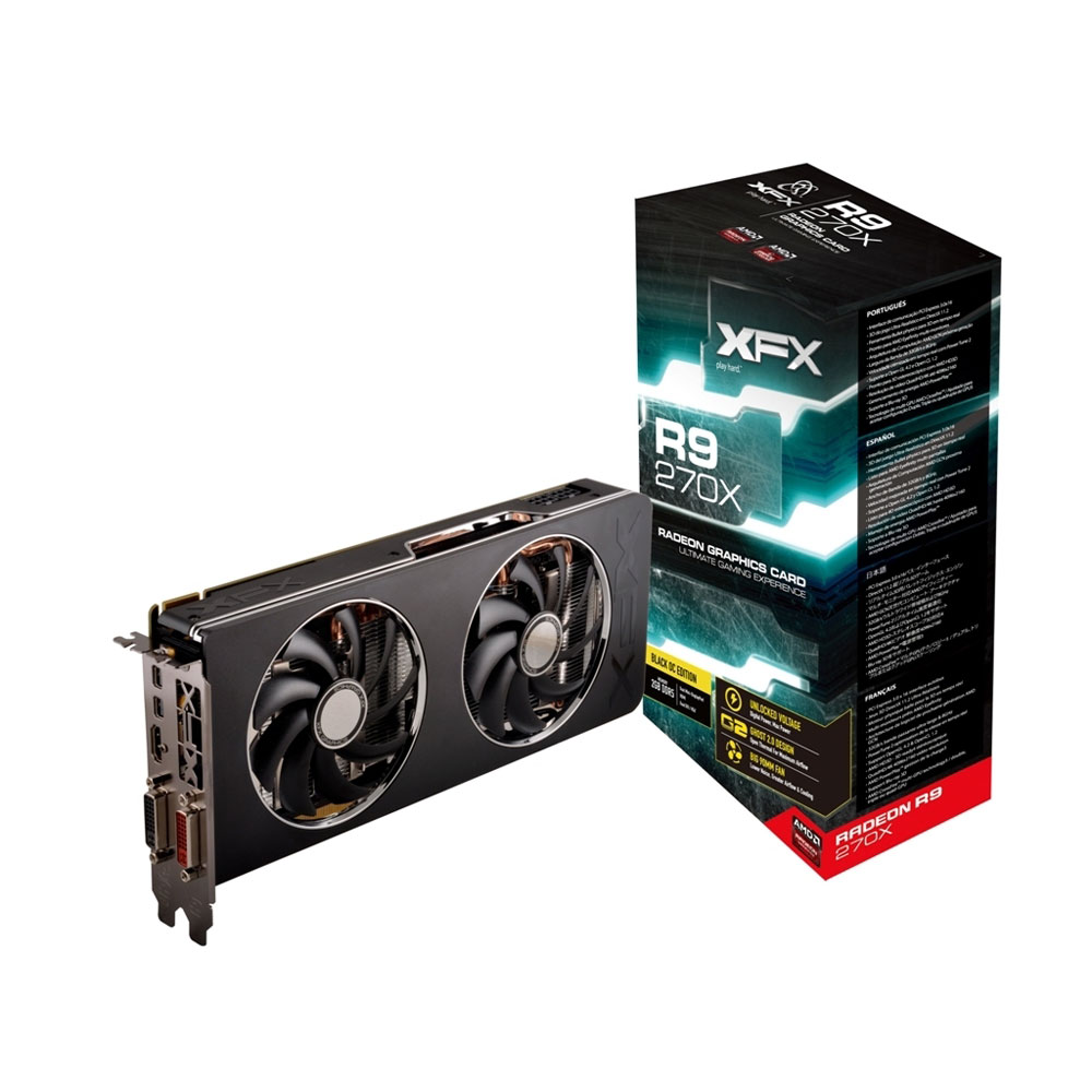 XFX Radeon R9 270X R9 270X CDBC Black Double Dissipation Edition XFX Radeon R9 270X R9 270X CDBC Black Double Dissipation Edition