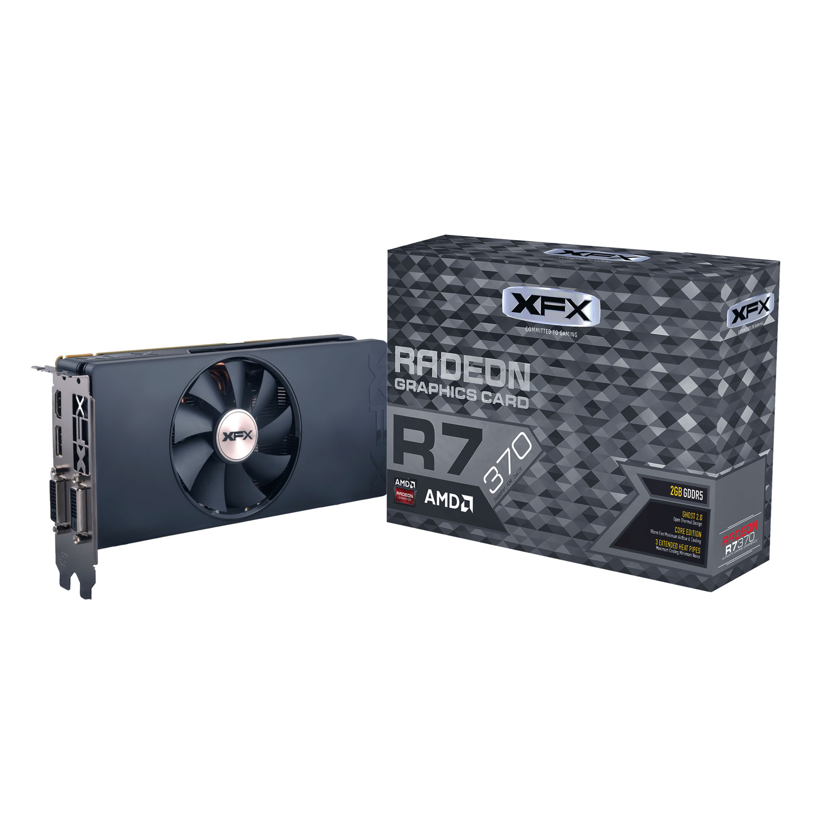 XFX Radeon R7 370 R7-370P-2SFS - Single Fan (R7-370P-2SFS ) : achat ...