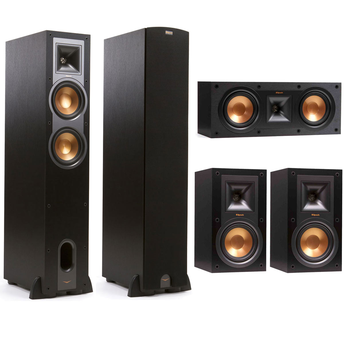 Klipsch R-24F + Klipsch R-25C + Klipsch R-14M - Enceintes Hifi Klipsch ...