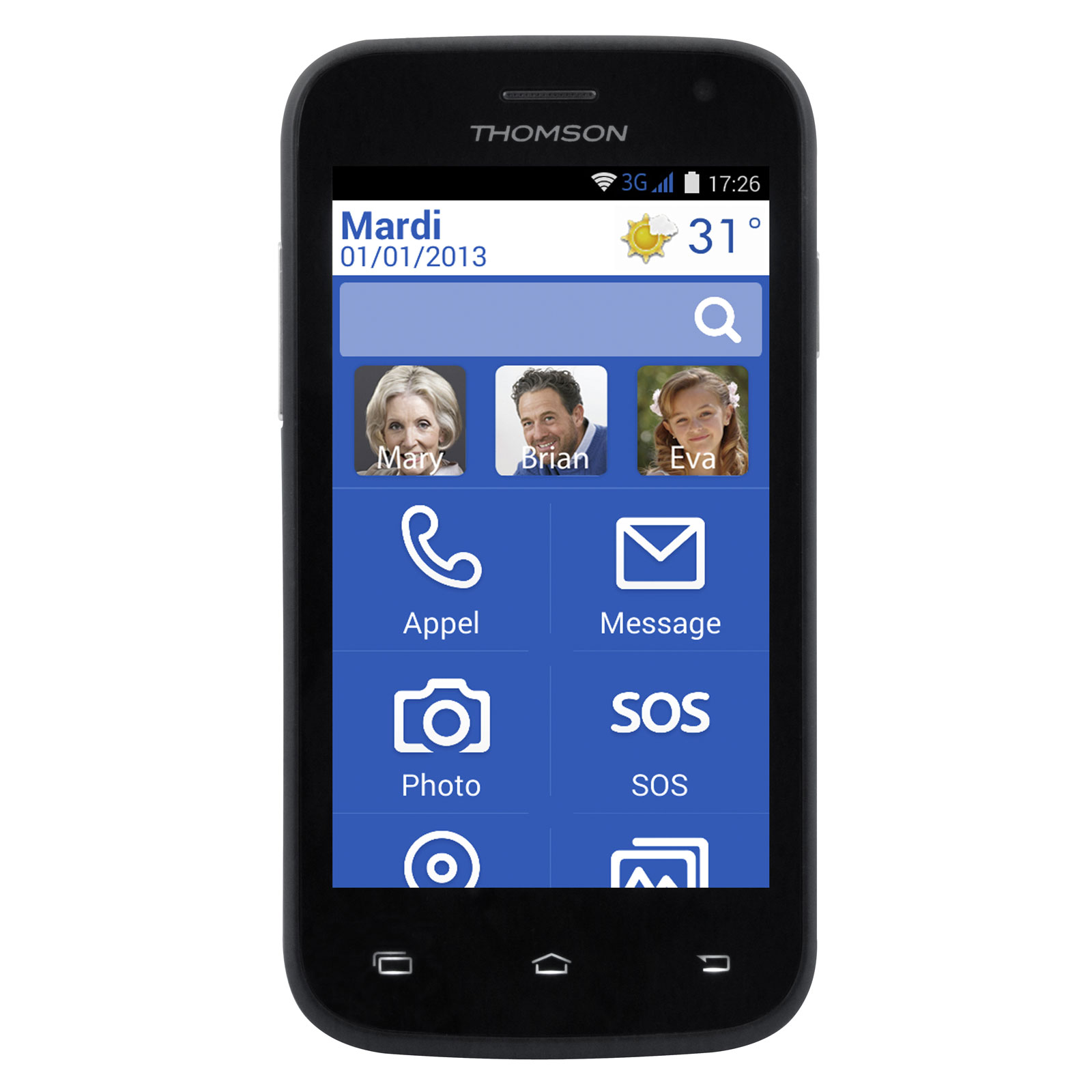 Thomson Serea 350 Noir - Mobile & smartphone Thomson sur LDLC.com