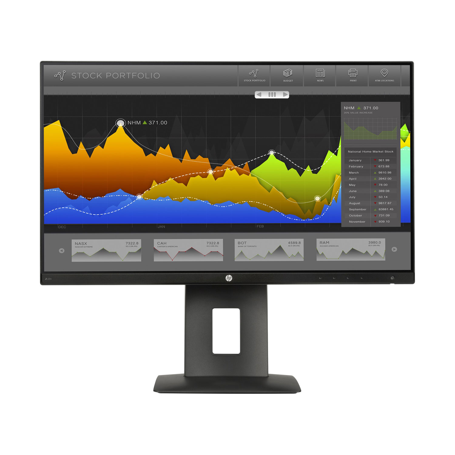 HP 24" LED - Z24nq (L1K59AT) - Ecran PC HP sur LDLC.com