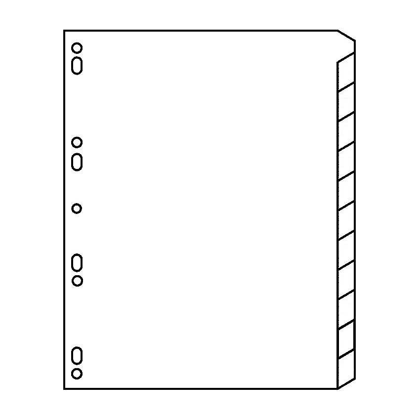 Avery intercalaire mylar carte A4+ 12 touches mensuelles - Intercalaire ...