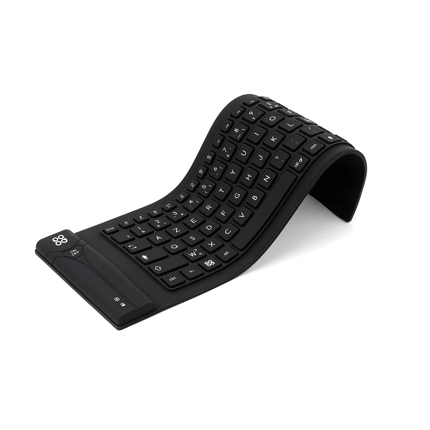QOOQ Clavier multimédia Bluetooth (AZERTY, Français) - Clavier PC QOOQ ...