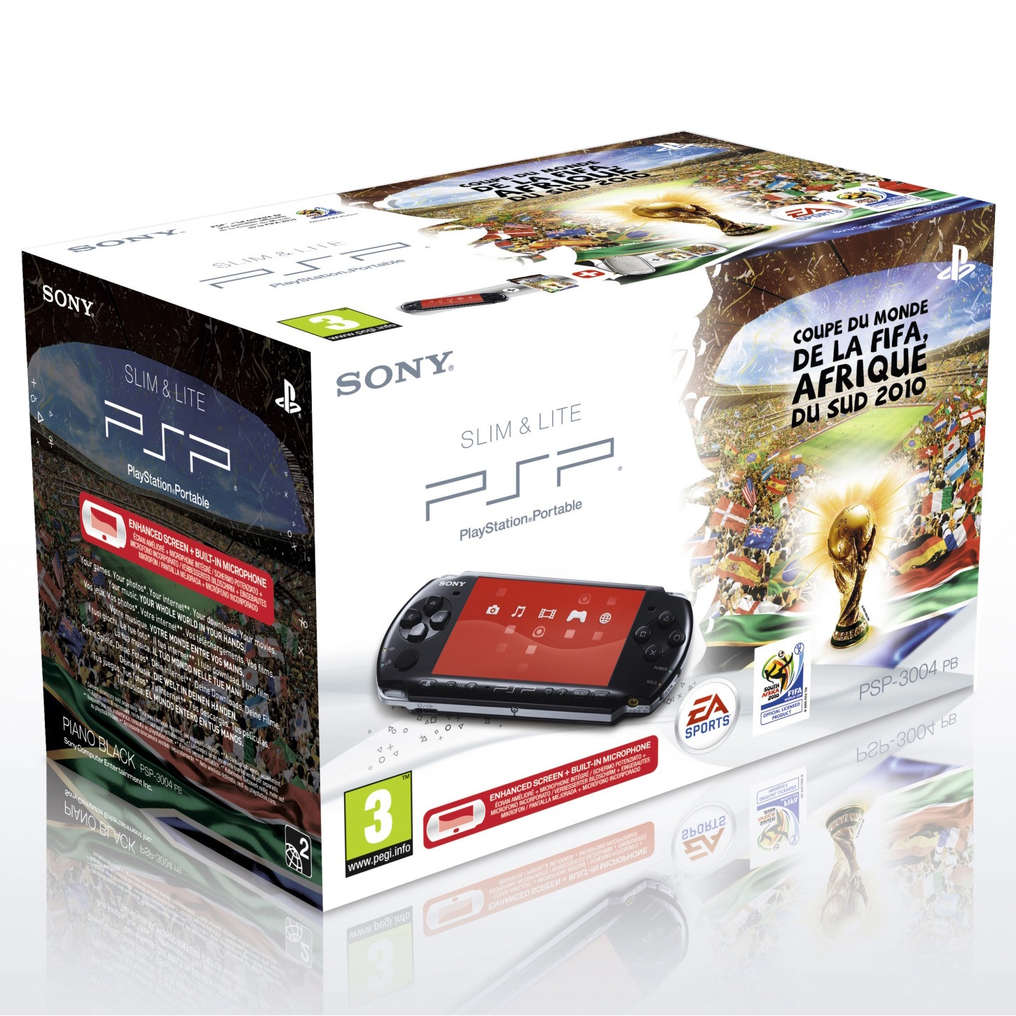 Sony PSP Slim & Lite 3000 - Pack "Coupe du monde de la FIFA : Afrique ...