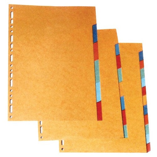 Intercalaires Format A4 12 positions 225 g - Intercalaire Générique sur ...