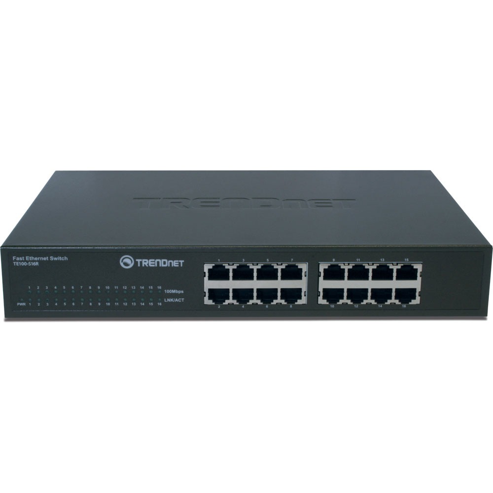 TRENDnet TE100-S16g - Switch TRENDnet sur LDLC.com