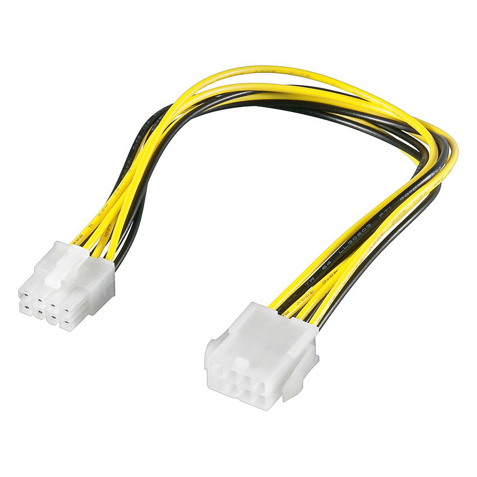 Rallonge D alimentation EPS 12V 8 Broches 28 Cm Alimentation Rallonge D alimentation EPS 12V 8 Broches 28 Cm Alimentation