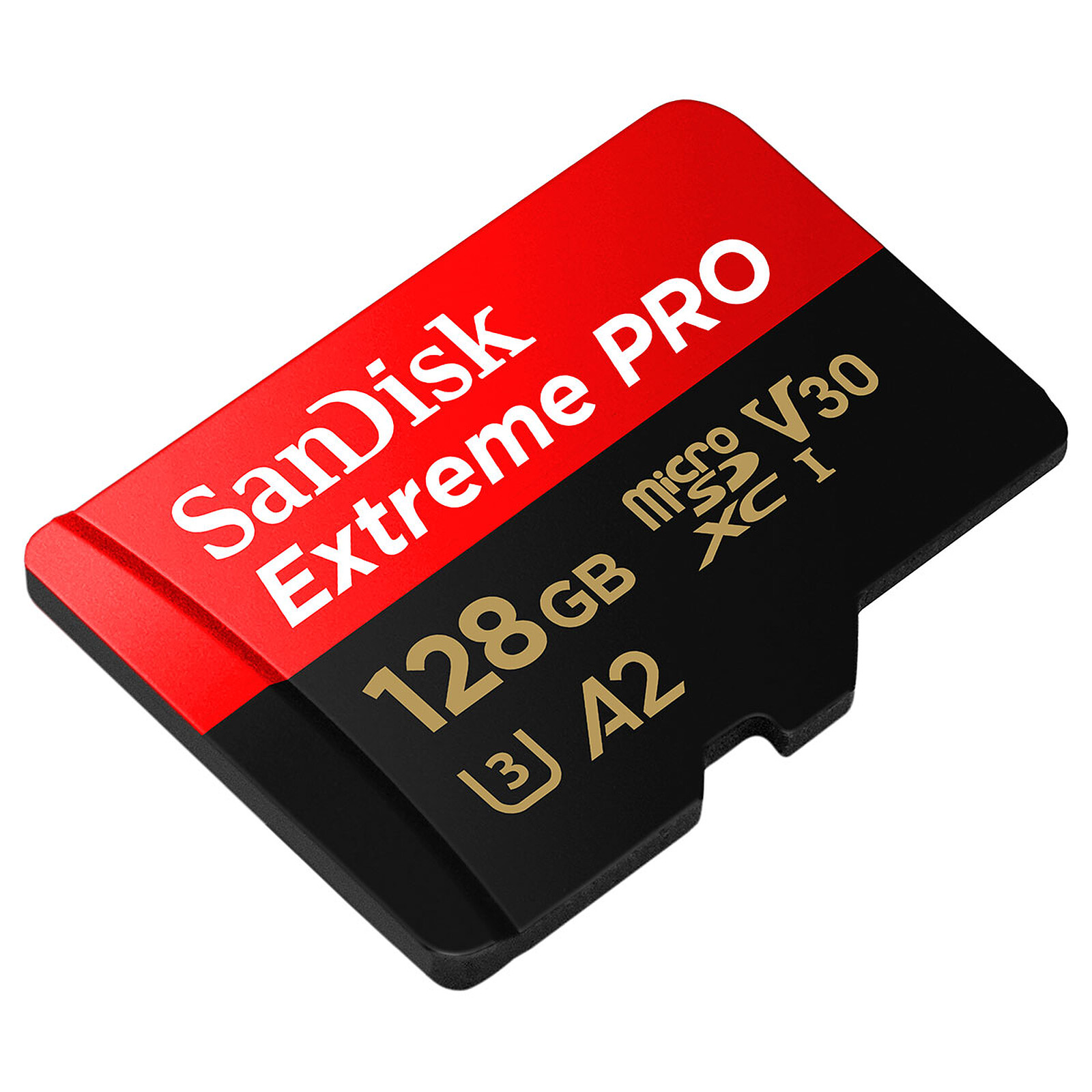 SanDisk Extreme Pro MicroSDXC UHS I U3 V30 A2 128 Go Adaptateur SD