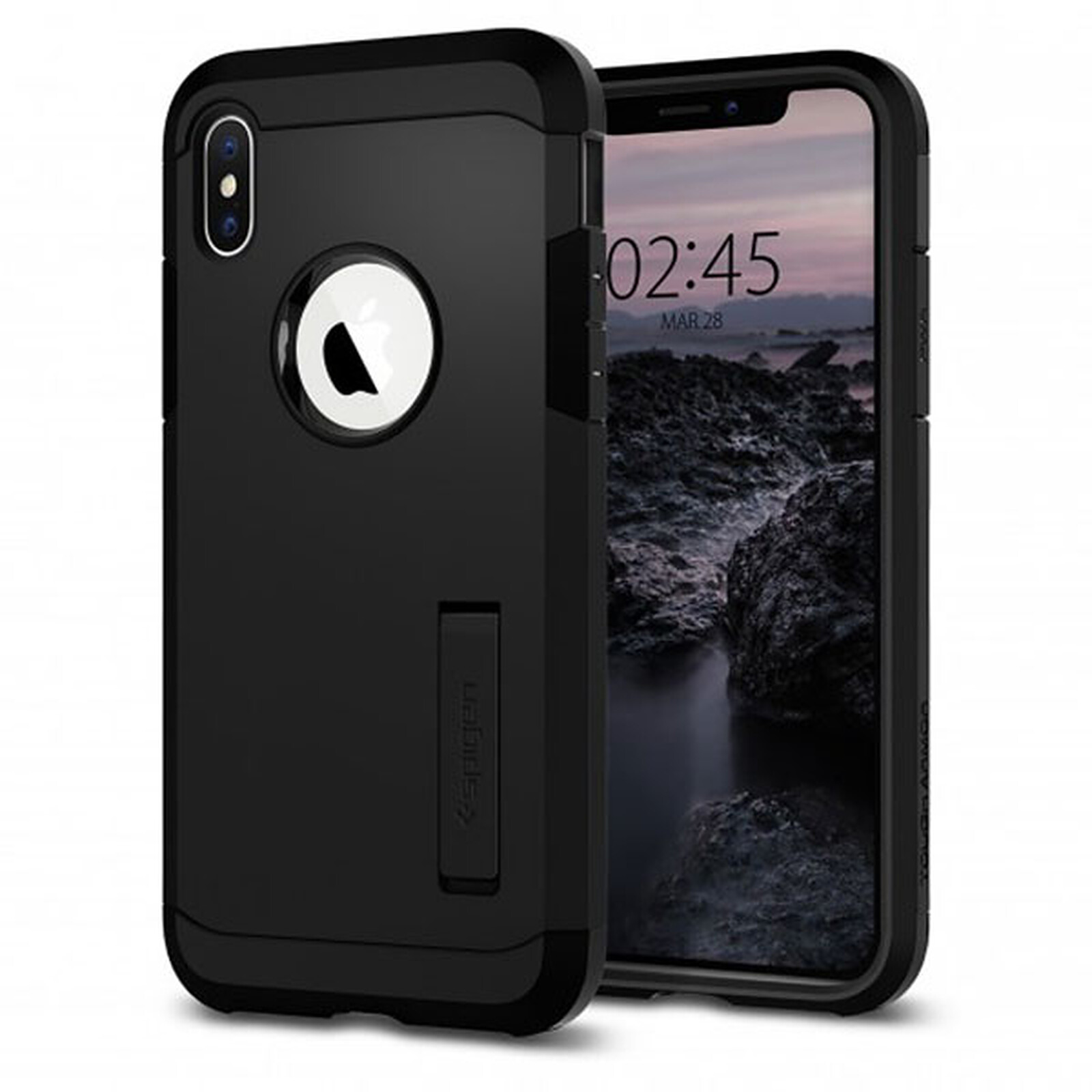 Spigen Case Tough Armor Noir iPhone X / Xs - Coque téléphone - LDLC ...