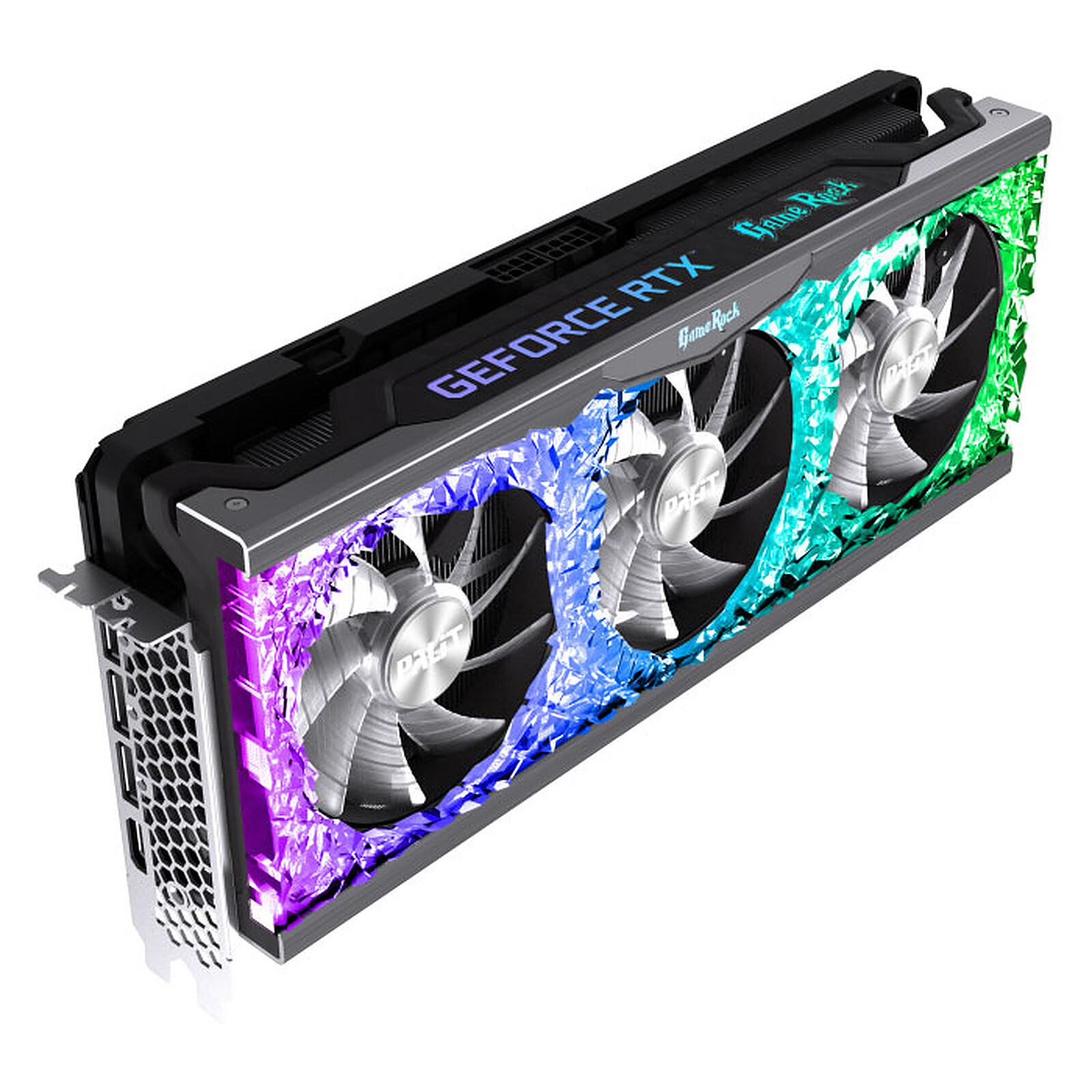 Palit GeForce RTX 3070 Ti GameRock LHR Carte Graphique LDLC Palit GeForce RTX 3070 Ti GameRock LHR Carte Graphique LDLC