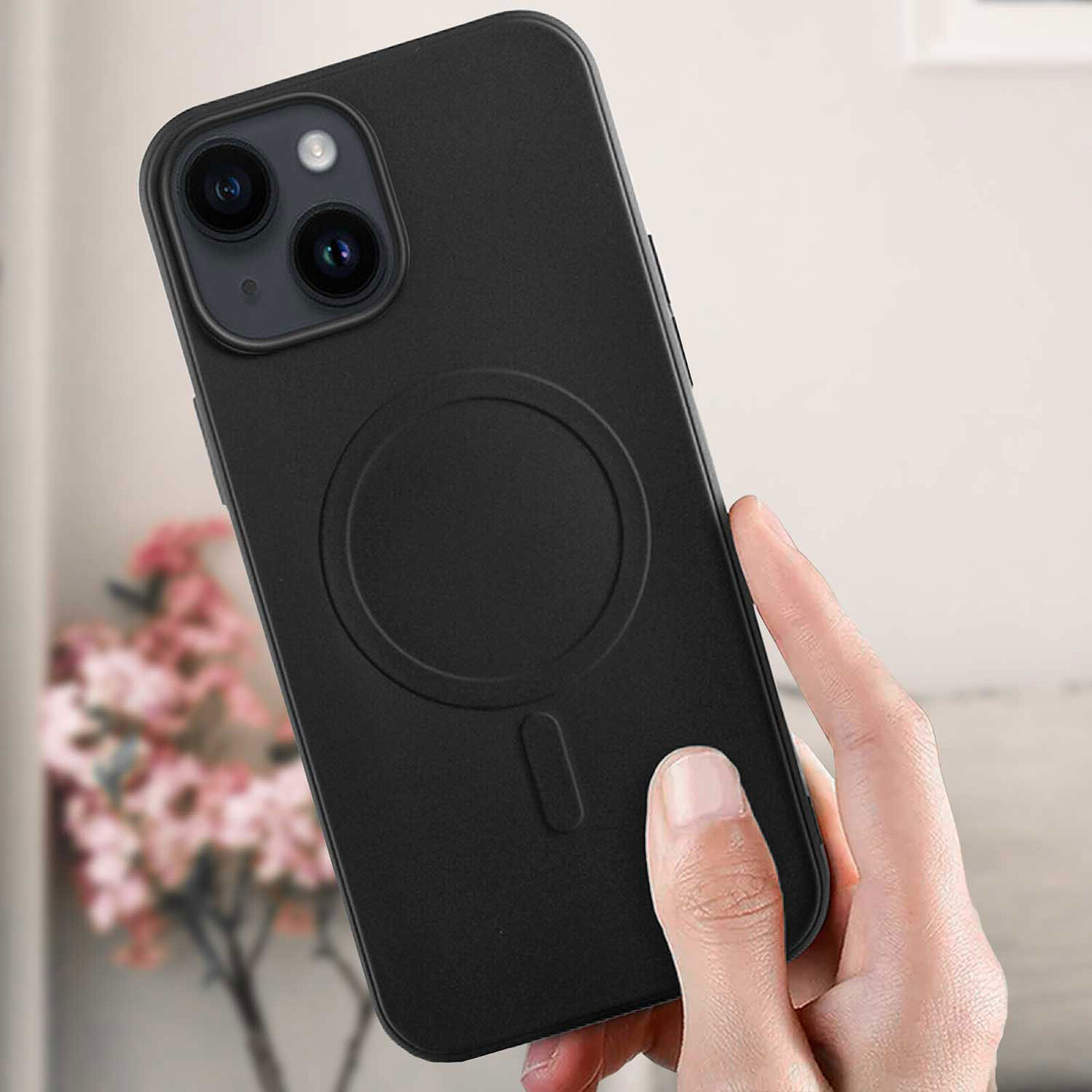 Akashi Protective Case MagSafe Silicone Black iPhone 14 Plus - Phone ...
