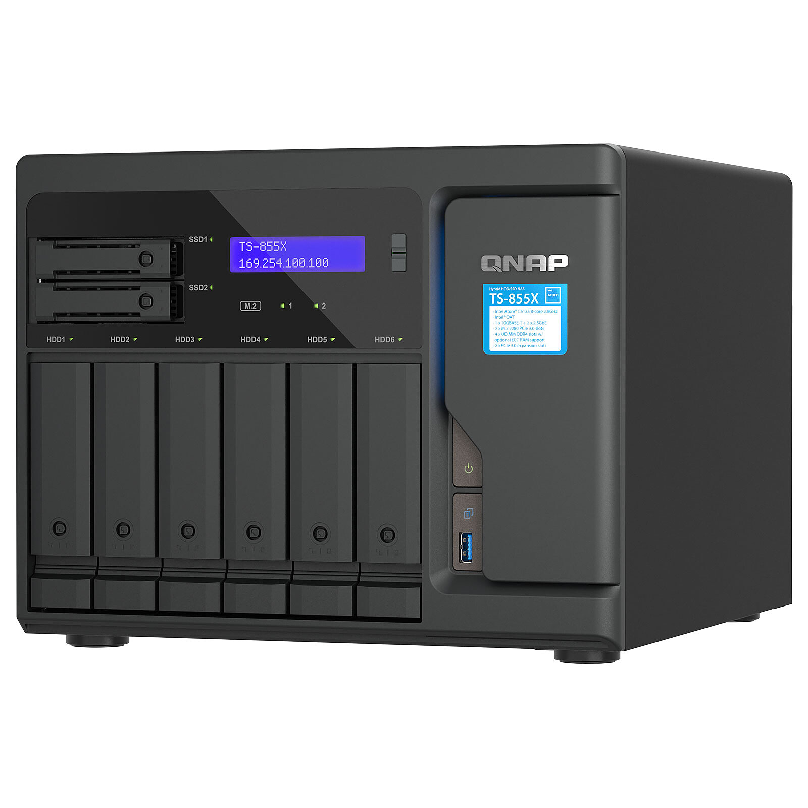 QNAP TS 855X 8G Serveur NAS LDLC