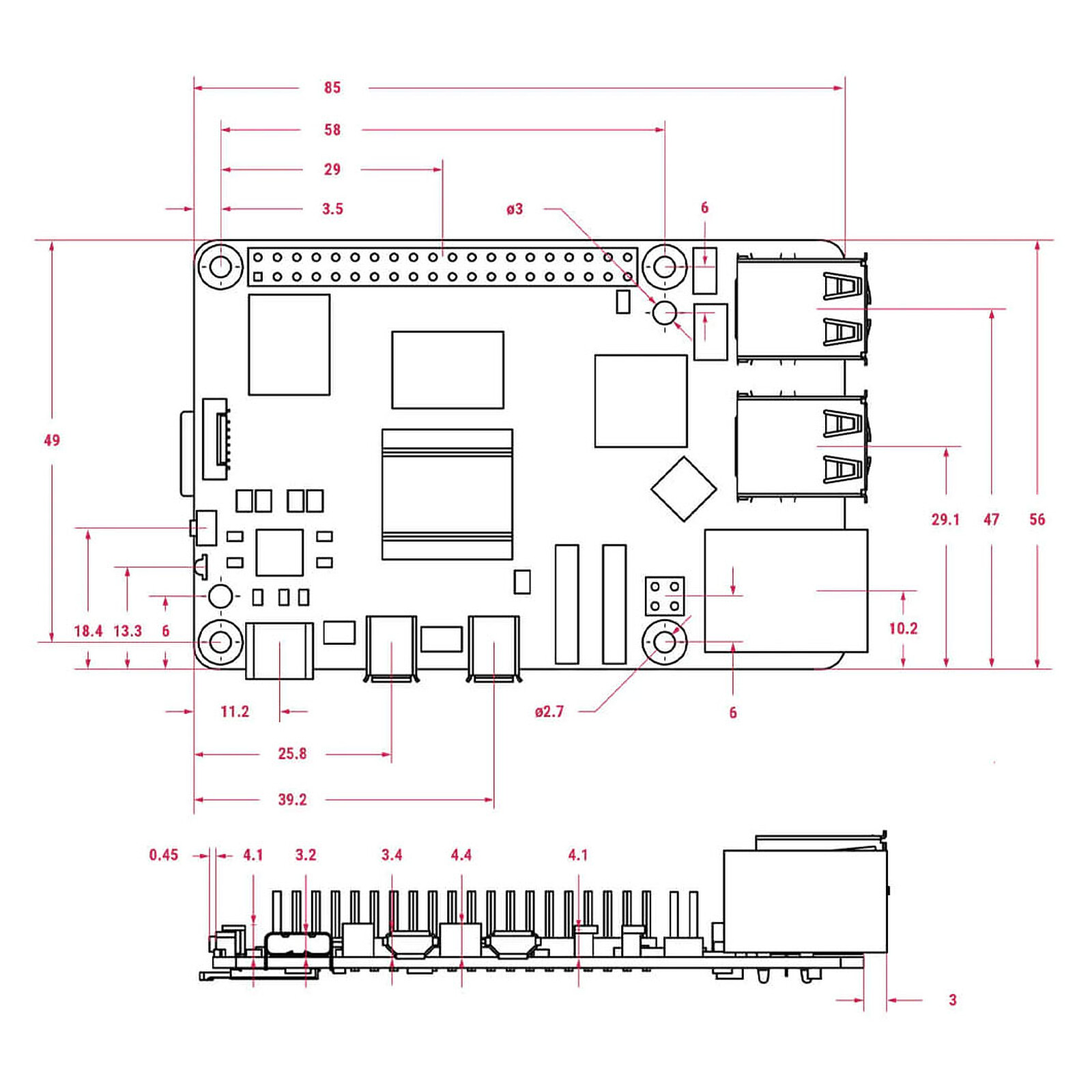 Raspberry Pi 5 1 Go - Carte Raspberry Pi - LDLC