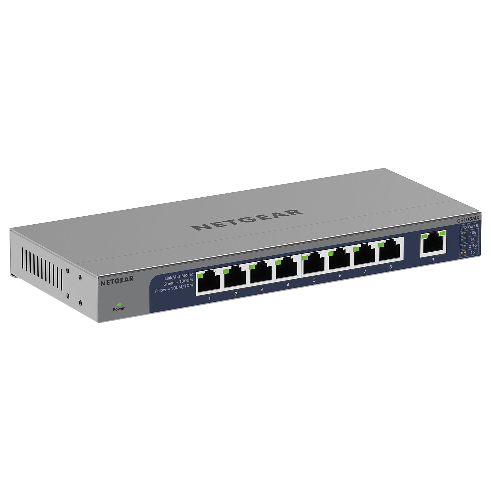Netgear Switch GS108MX - Network switch - LDLC