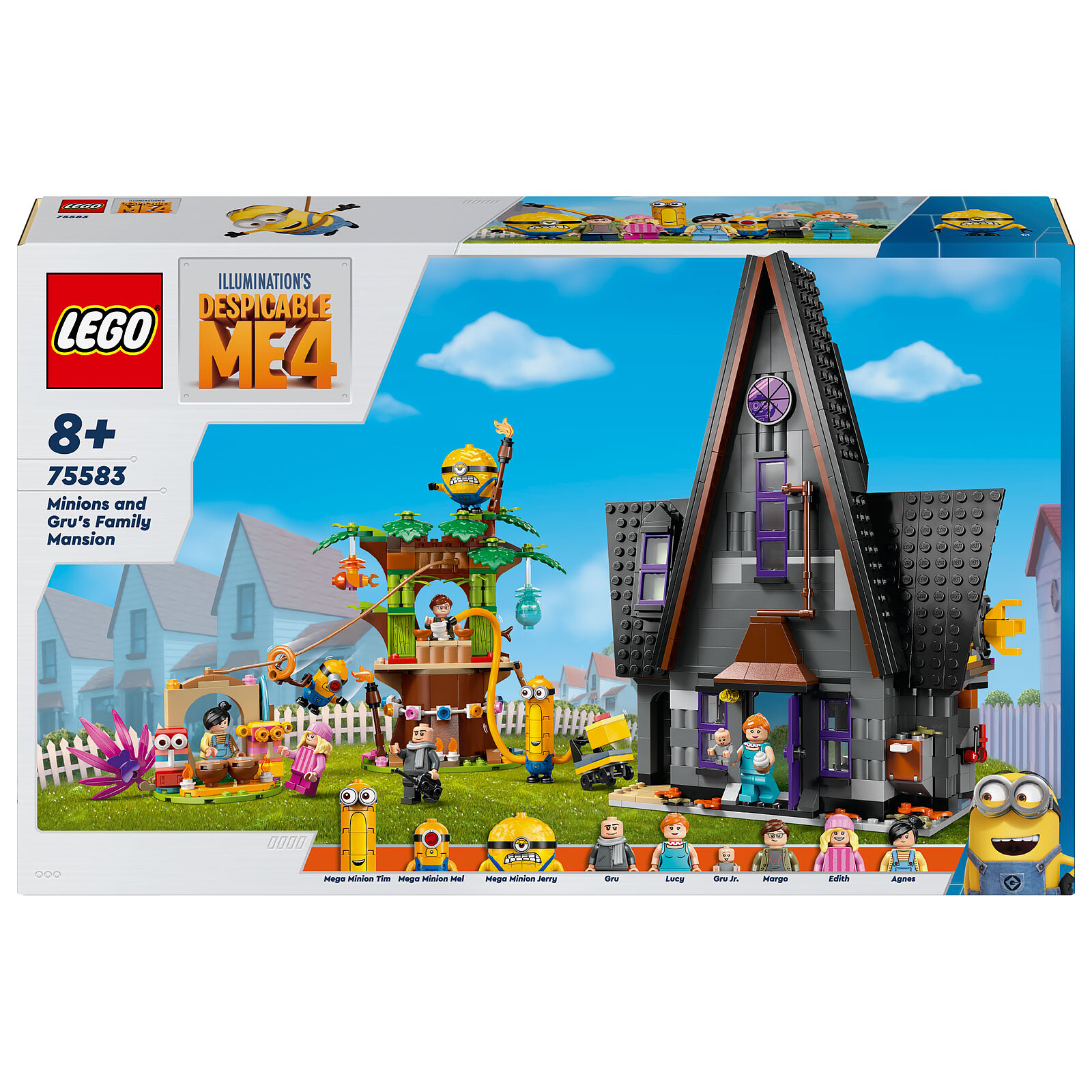 LEGO Despicable Me 4 75583 Minions and Gru's Family Mansion - LEGO - LDLC