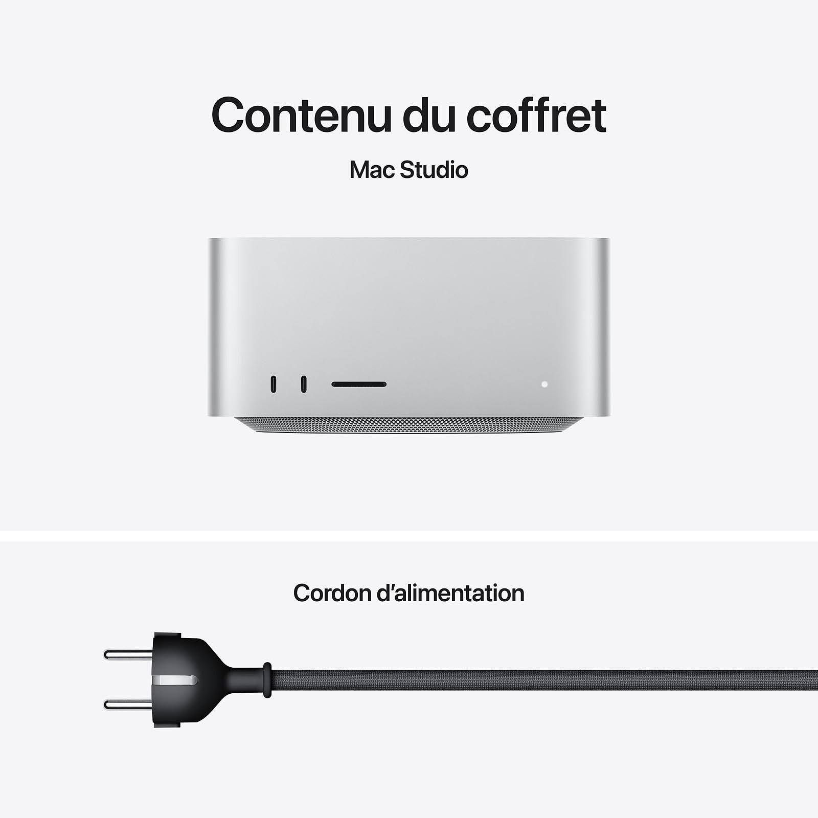 Apple Mac Studio M3 Ultra 256Go/2To (MU973FN/A-CPU32-GPU80-256GB-2TB) - Ordinateur Mac ...