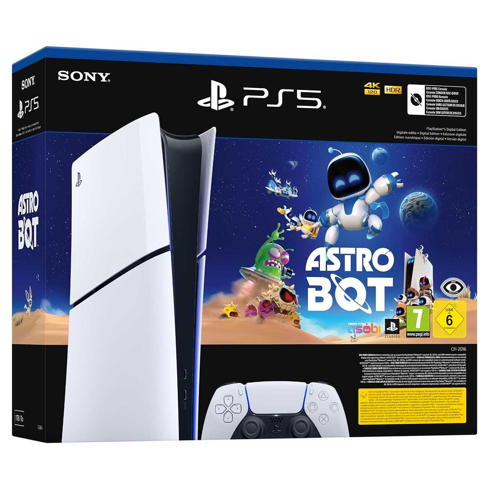 Sony PlayStation 5 Slim Digital Edition + Astro Bot - Console PS5 - LDLC