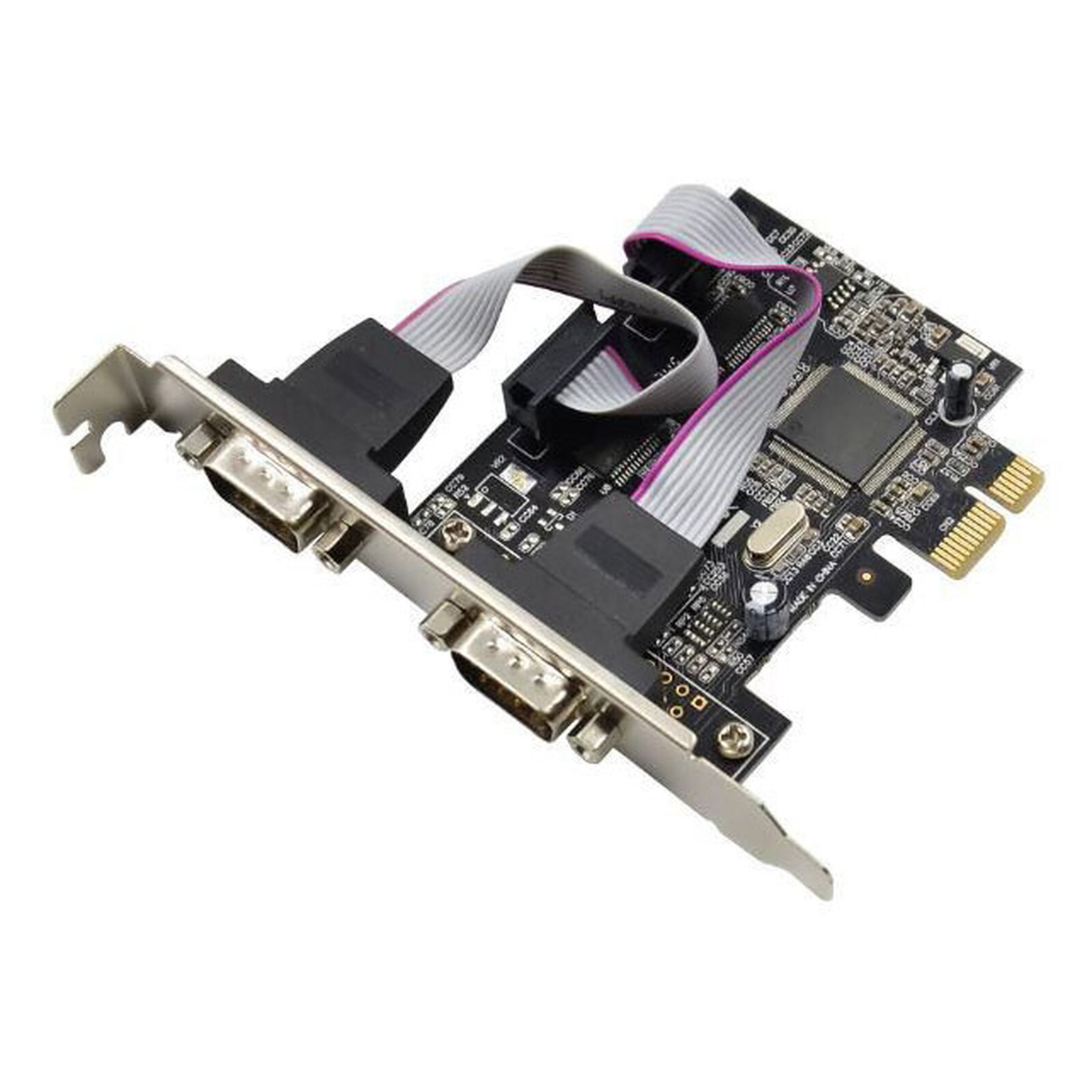 MicroConnect 2 Port Serial PCIe Card (MC-PCIE-MCS2S) - Carte contrôleur ...
