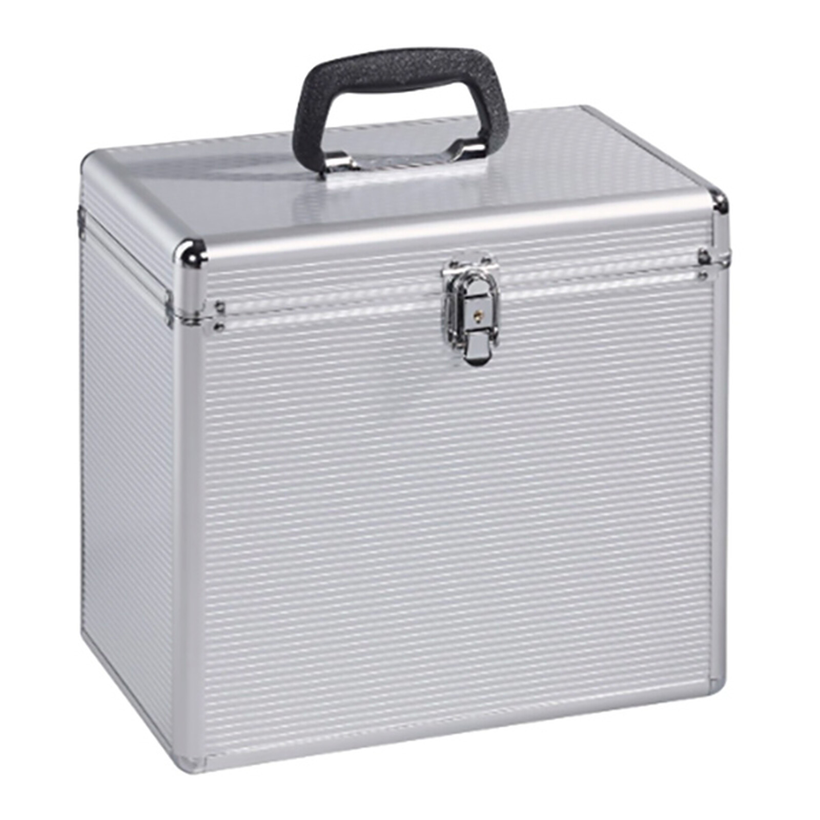 Hama LP 50 case, aluminium/silver look - Home audio accessories - LDLC