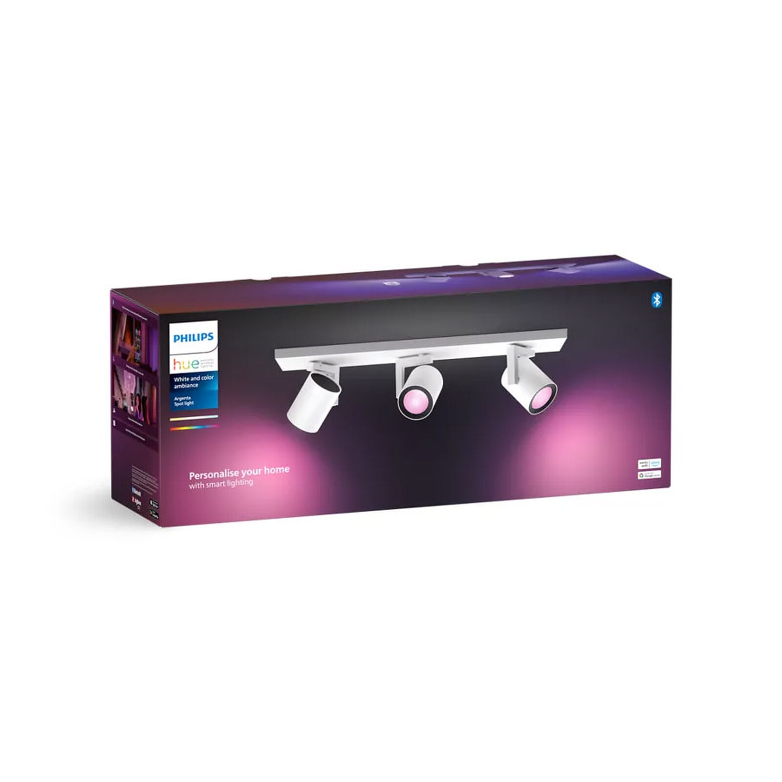 Philips Hue Spot triple Argenta - Smart lamp - LDLC | Holy Moley