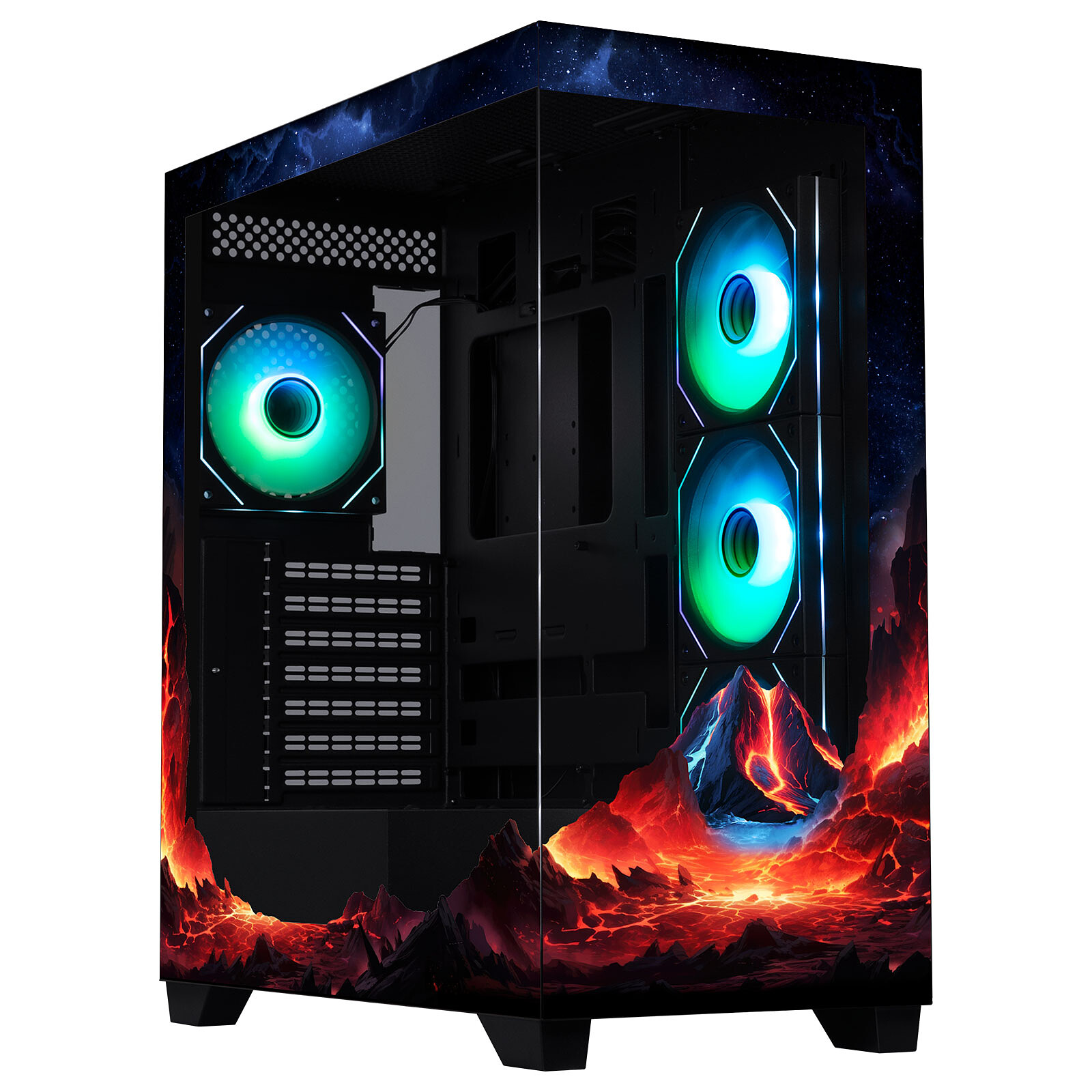 BitFenix Ceto Premium Volcano Version - Case PC - LDLC