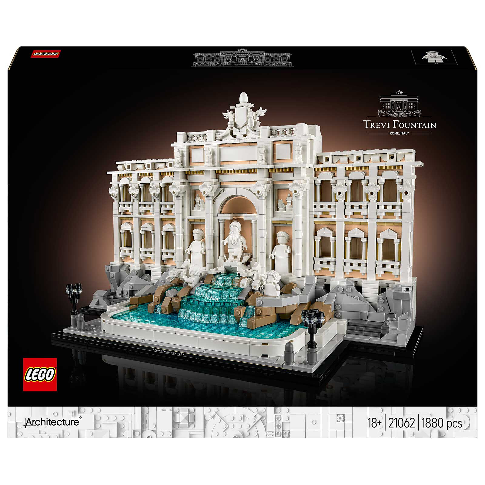 LEGO Architecture 21062 Trevi Fountain - Memories of Rome - LEGO - LDLC