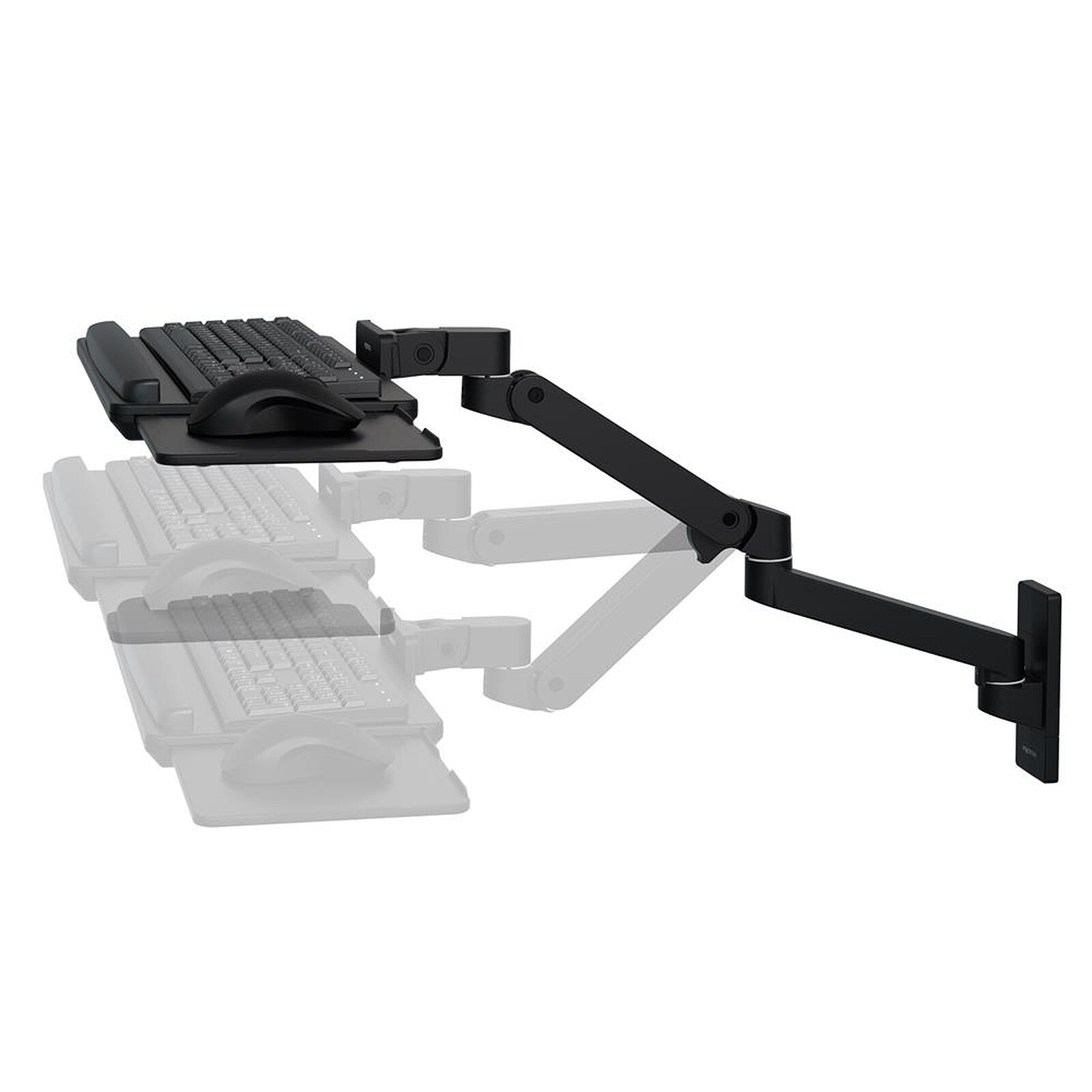Ergotron LX Pro Wall Mount Keyboard Arm Black - Arm & Mount - LDLC