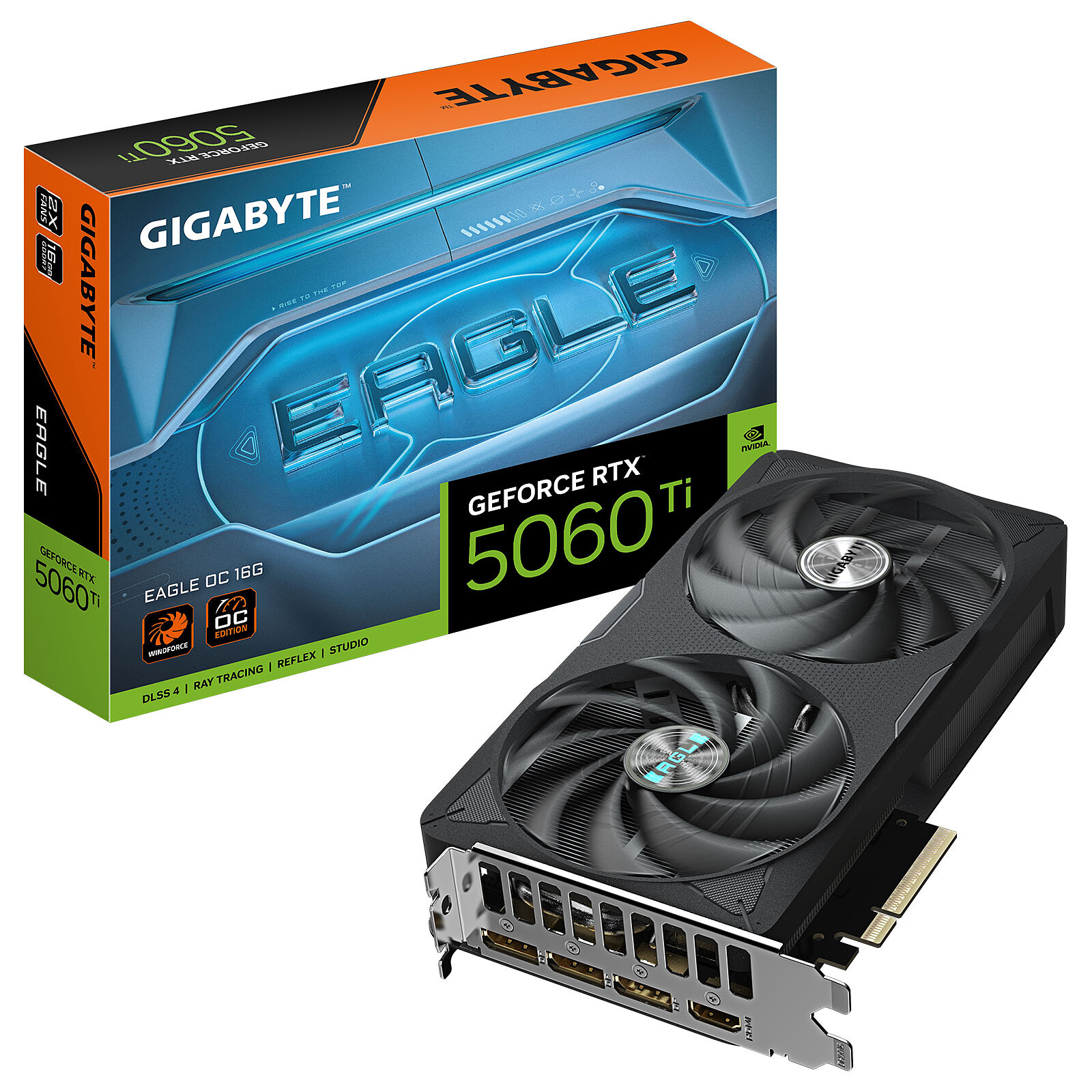 Gigabyte GeForce RTX 5060 Ti EAGLE OC 16G - Carte graphique - LDLC