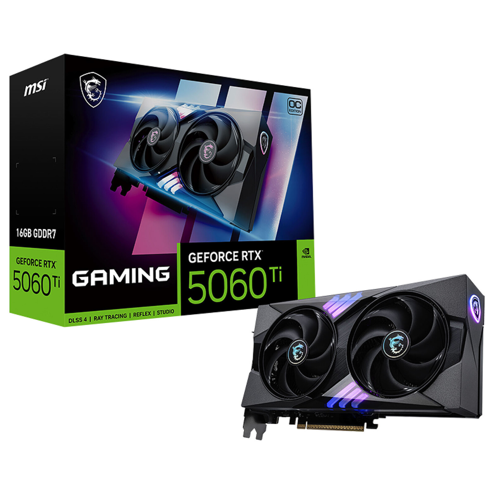 MSI GeForce RTX 5060 Ti 16G GAMING OC Carte Graphique LDLC MSI GeForce RTX 5060 Ti 16G GAMING OC Carte Graphique LDLC