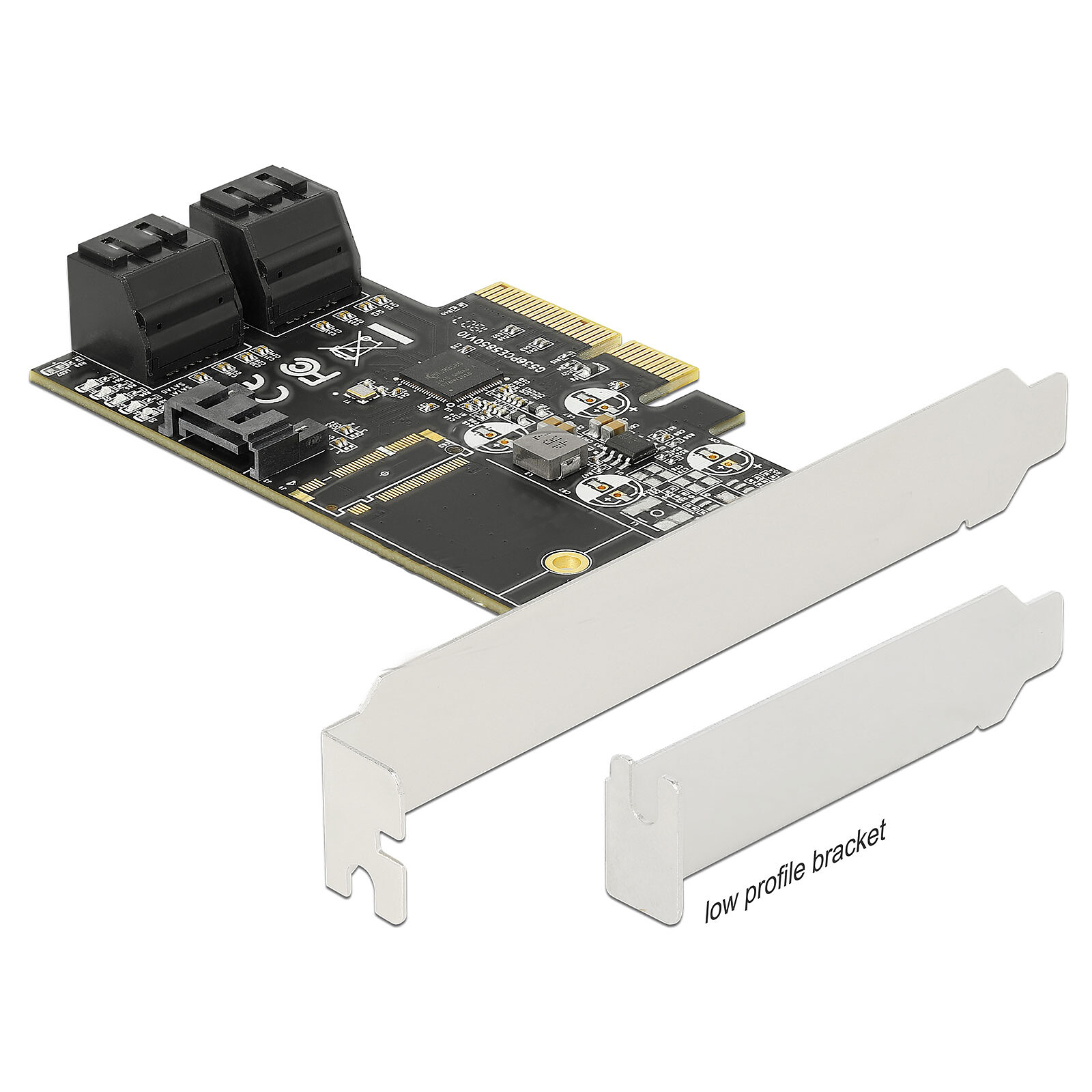 DeLock PCI Express to 5 Port SATA 6 Gbps Controller Card - Controller card - LDLC
