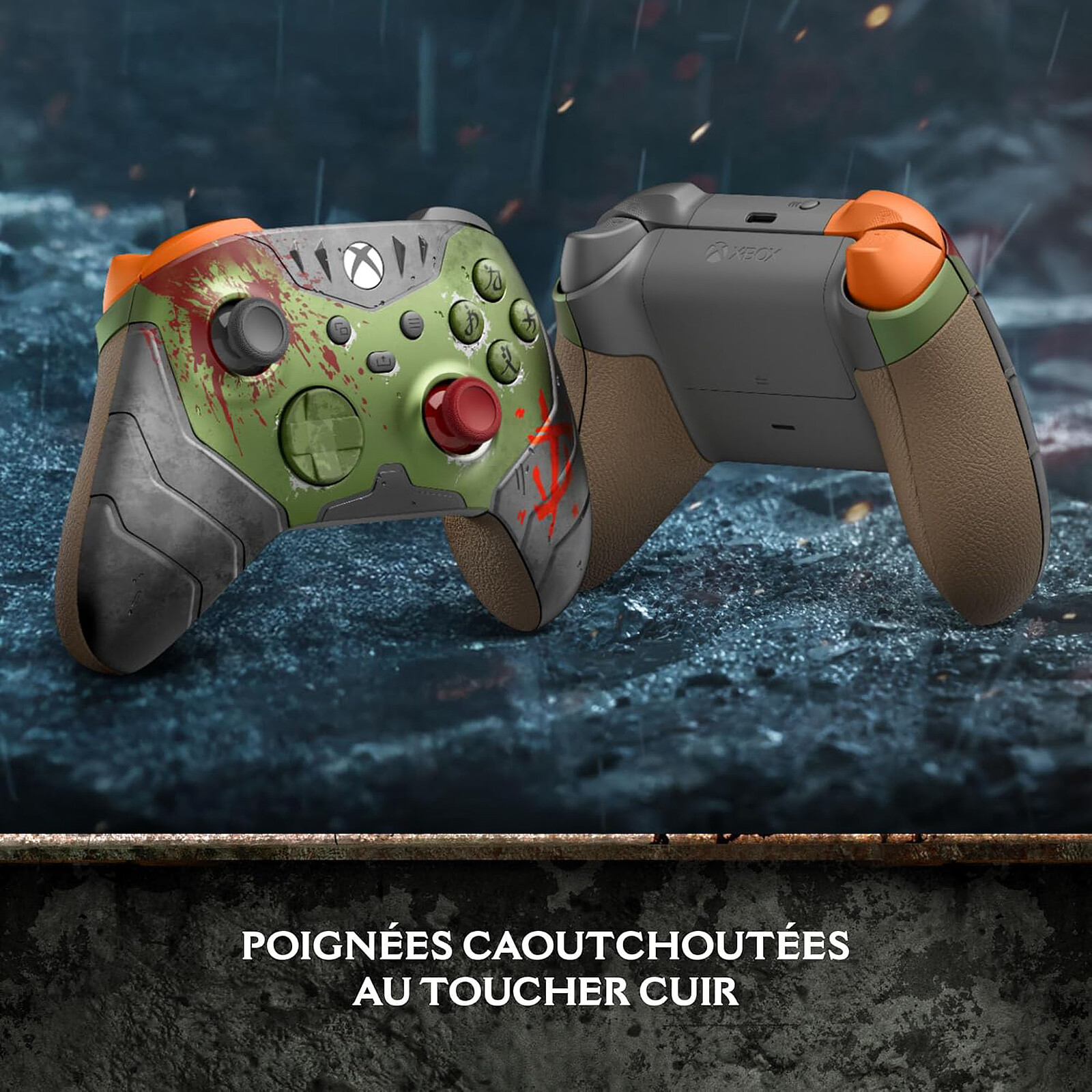 Microsoft Xbox One Wireless Controller (DOOM : The Dark Ages Limited Edition) - Manette PC - LDLC