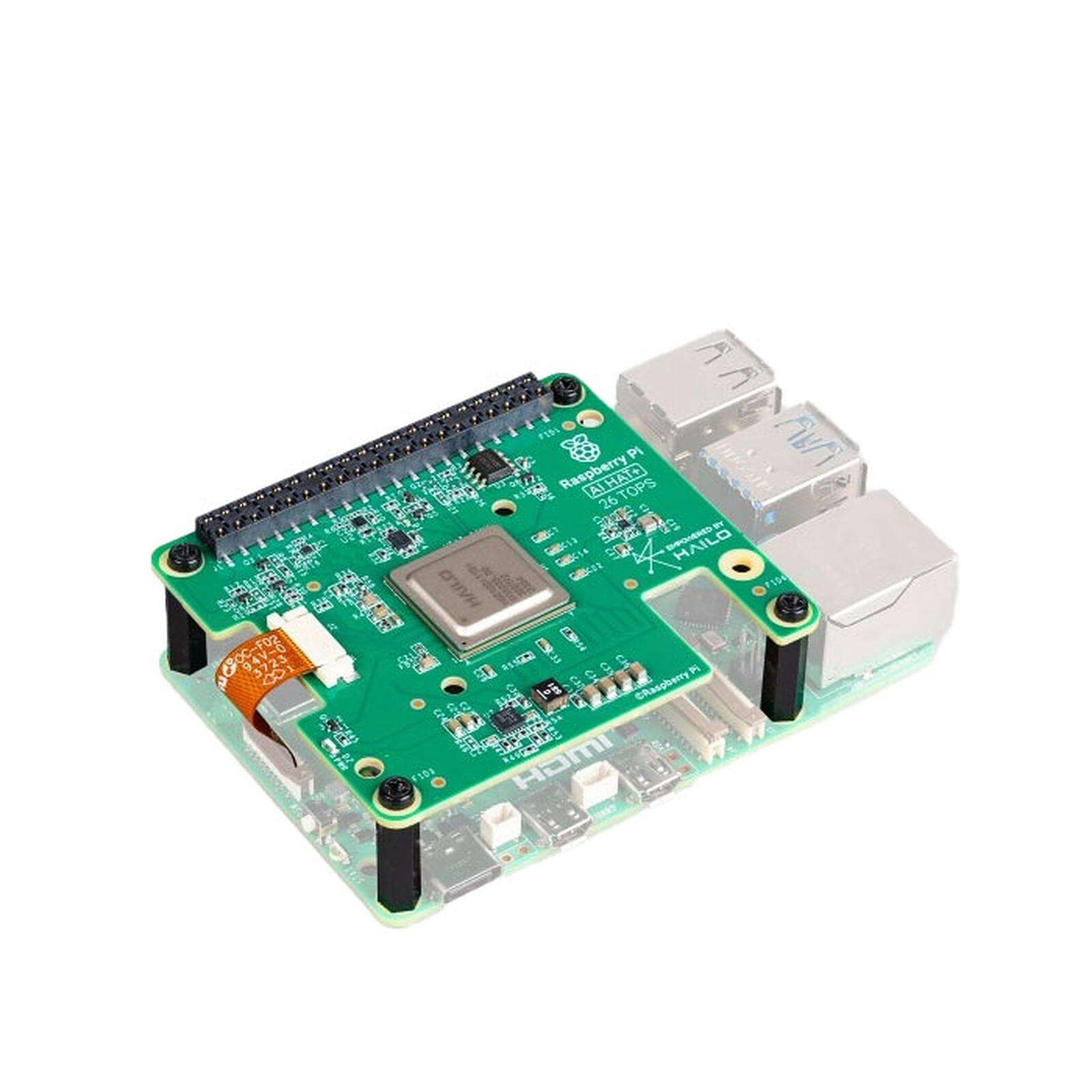 Raspberry Pi AI Kit - AI HAT+ 13 TOPS - Module d'extension Raspberry Pi ...