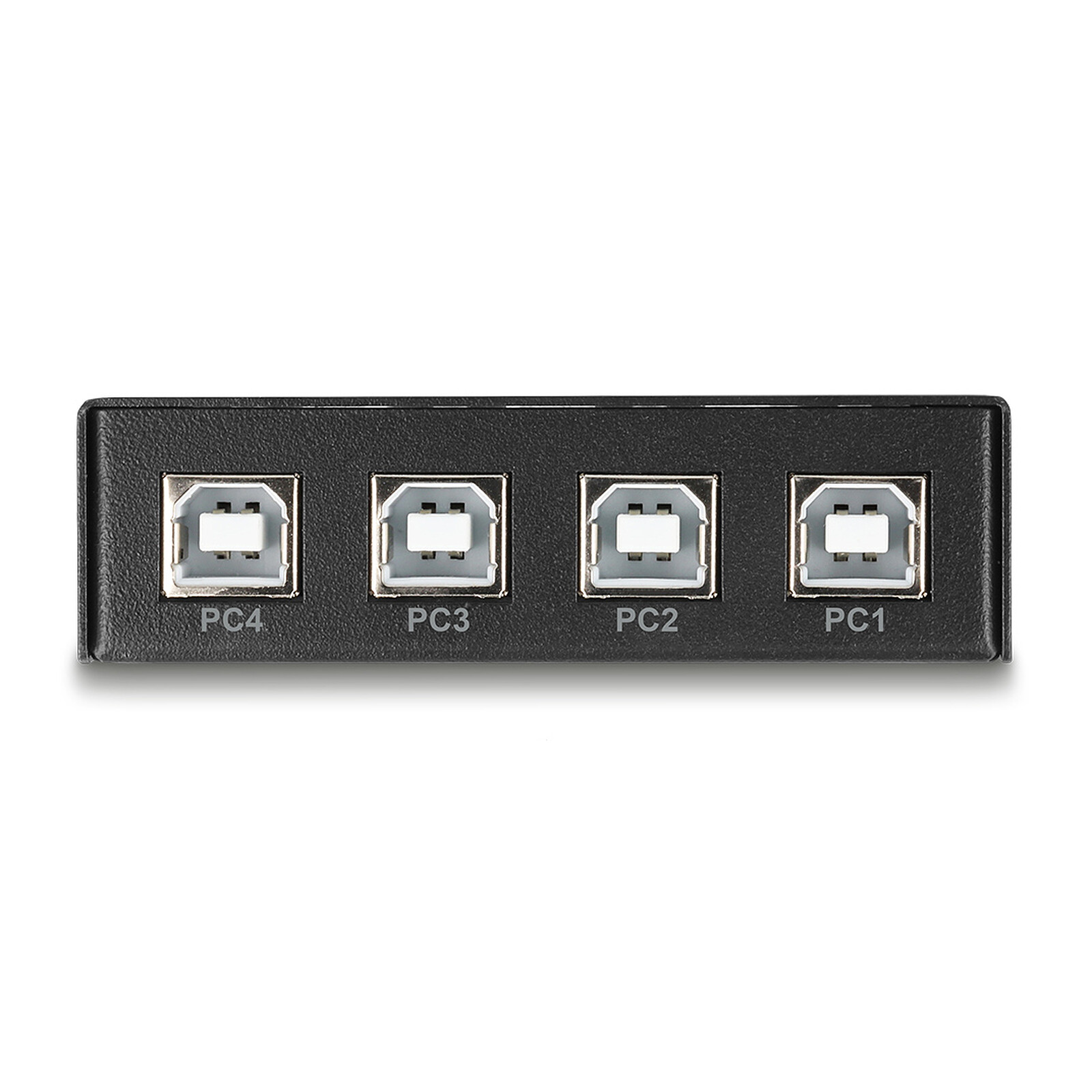 DeLock 4 PC to 4 USB 2.0 peripherals switch with 4 USB-B inputs / 4 USB ...