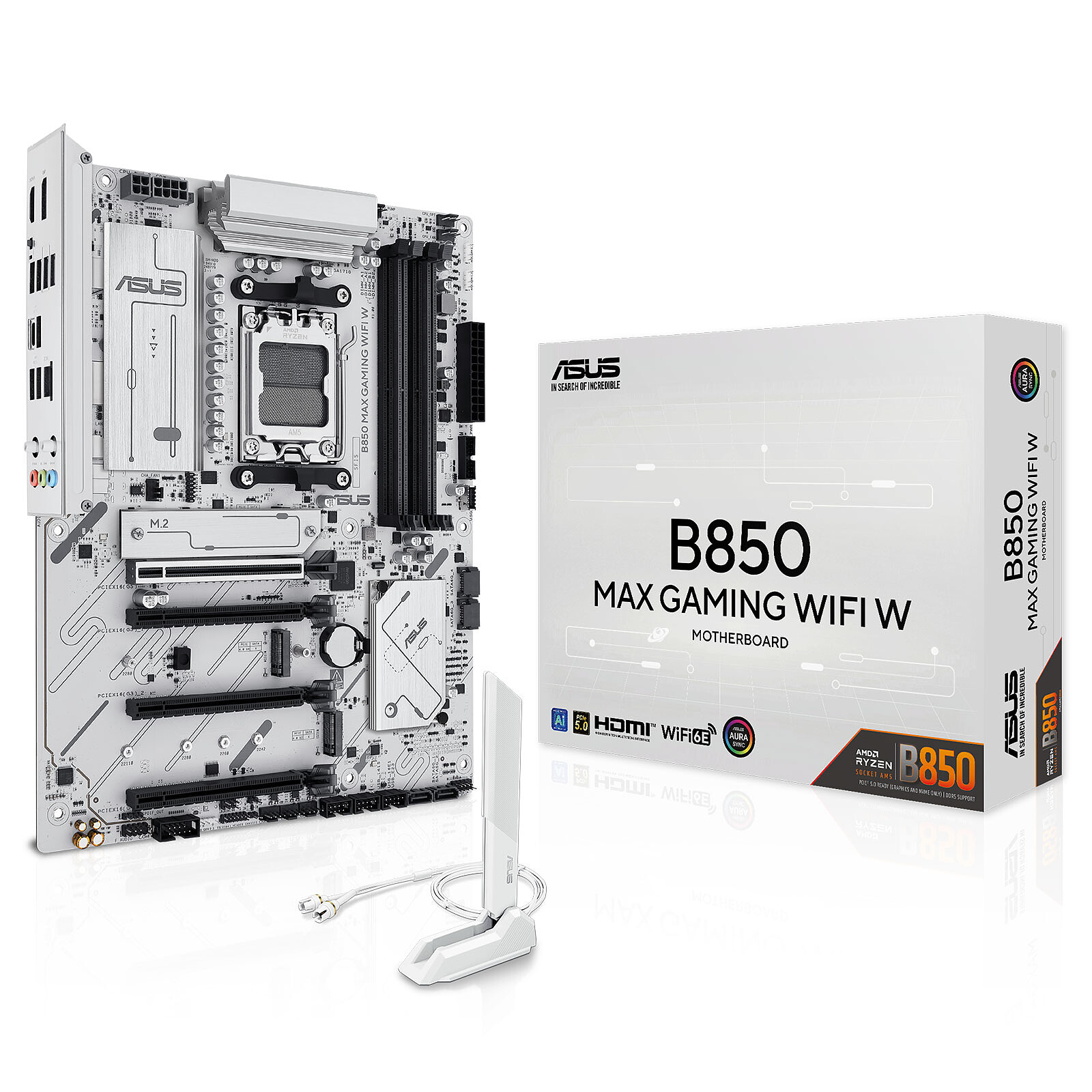 ASUS B850 MAX GAMING WIFI W - Motherboard - LDLC