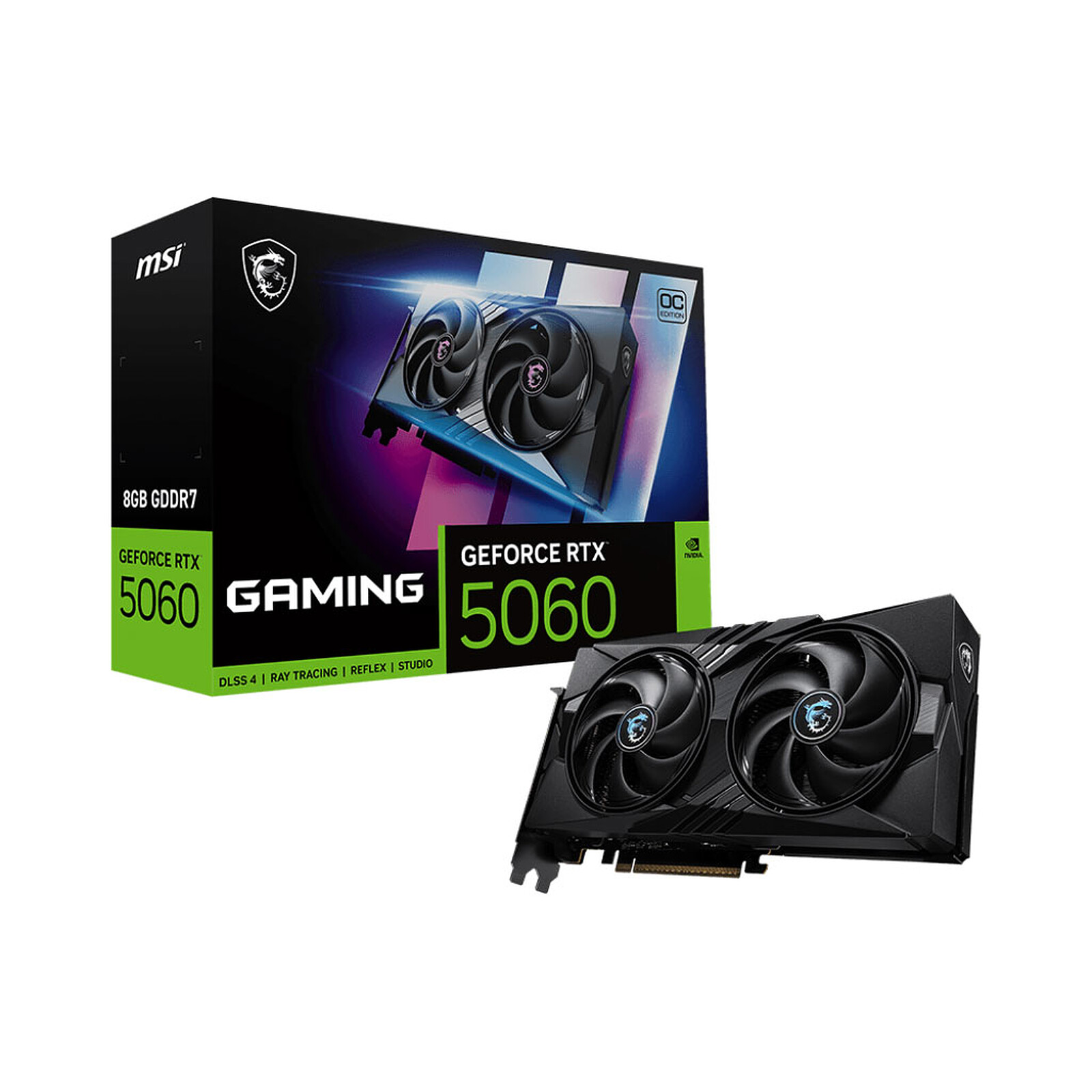 MSI GeForce RTX 5060 8G GAMING OC Carte Graphique LDLC