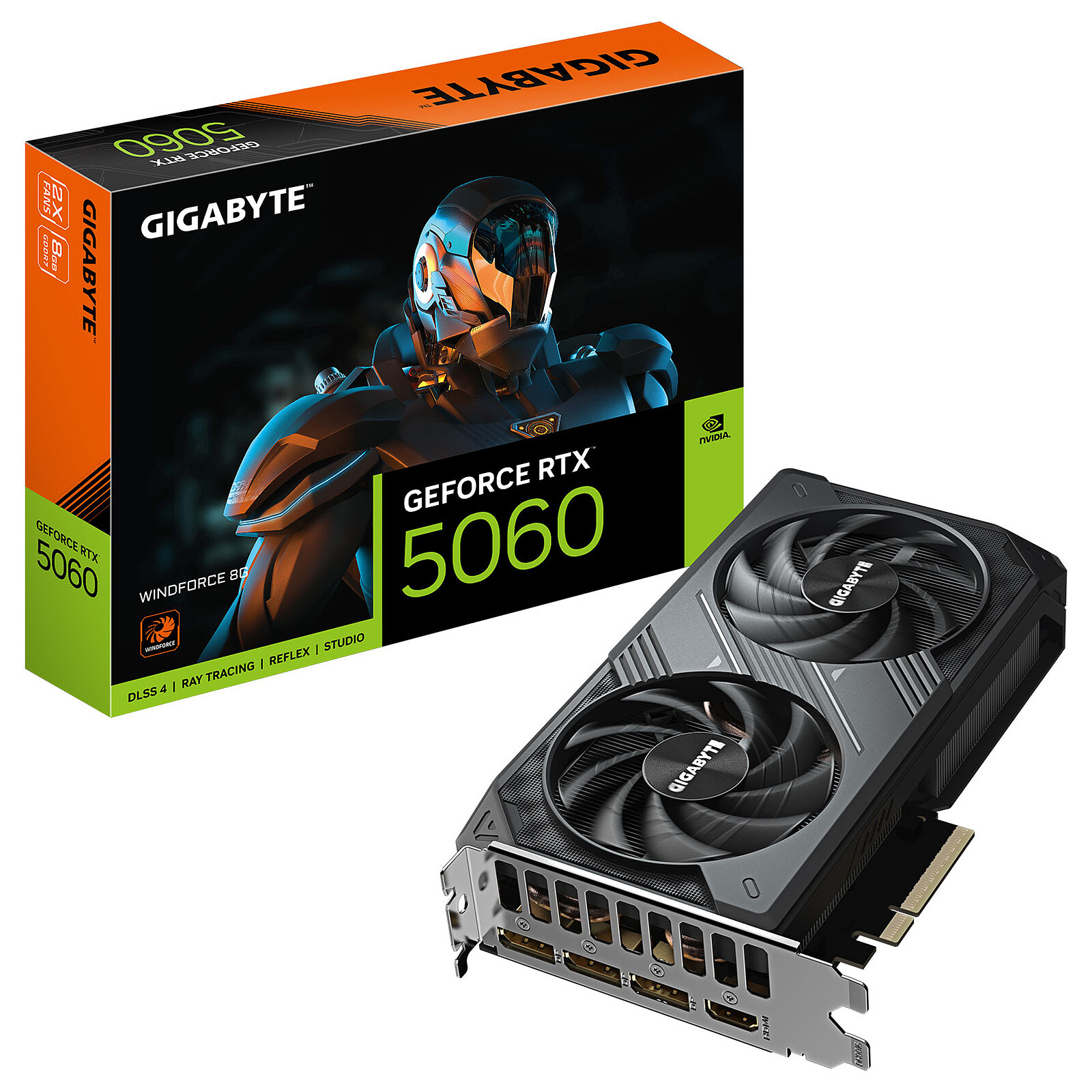 Gigabyte GeForce RTX 5060 WINDFORCE 8G Tarjeta Gr fica LDLC