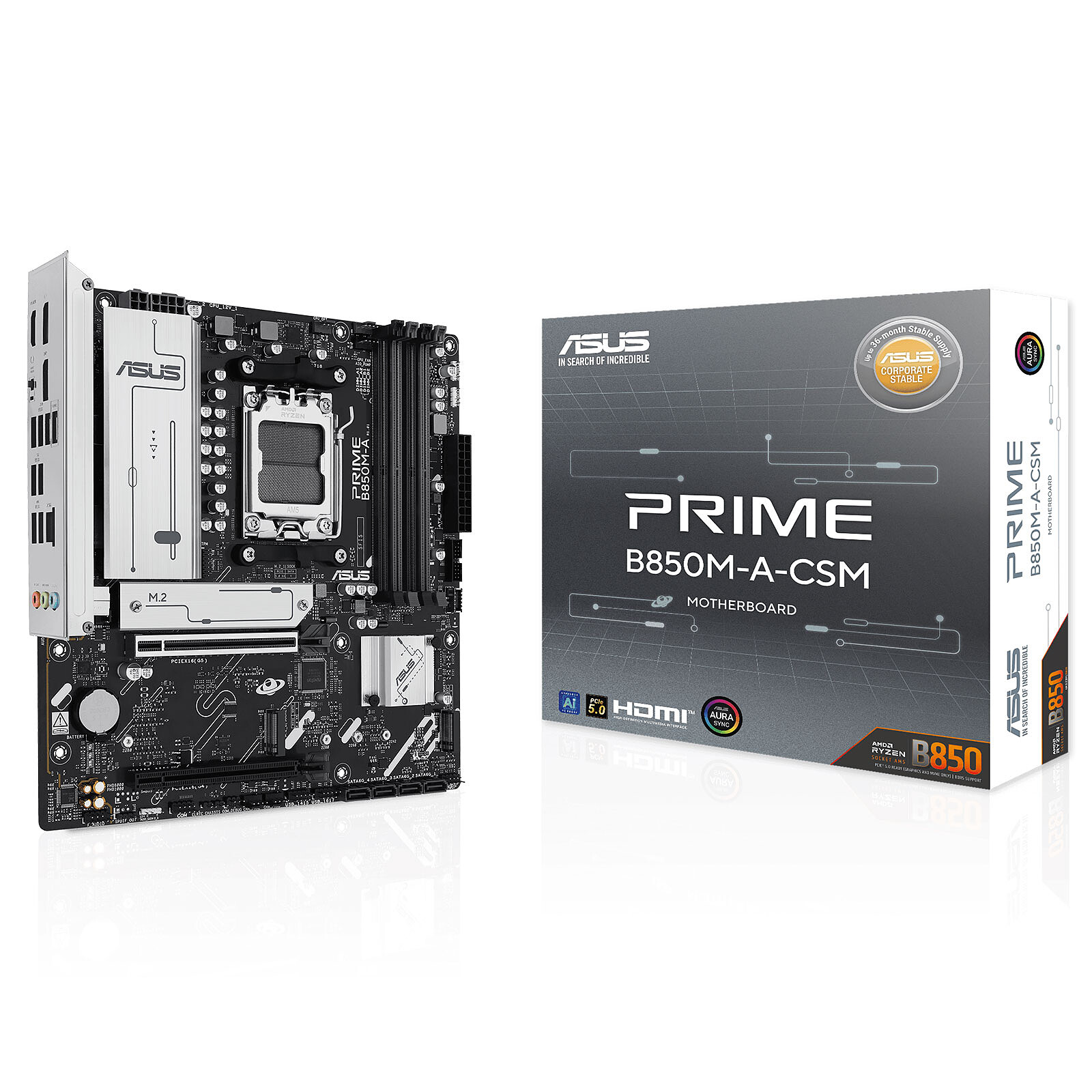 ASUS PRIME B850M-A-CSM - Scheda madre - LDLC