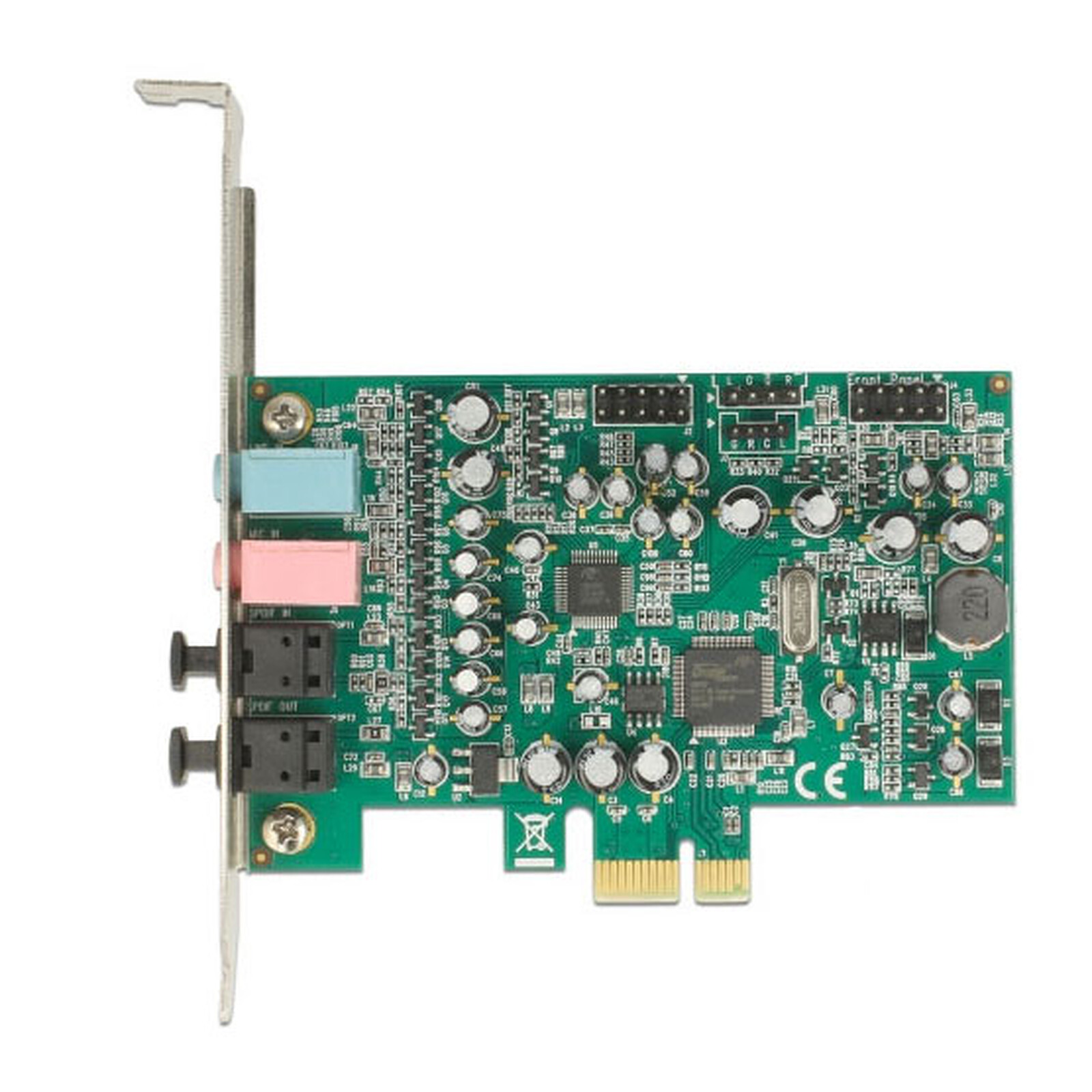 Delock PCI Express 7.1 sound card - Internal sound card - LDLC | Holy Moley