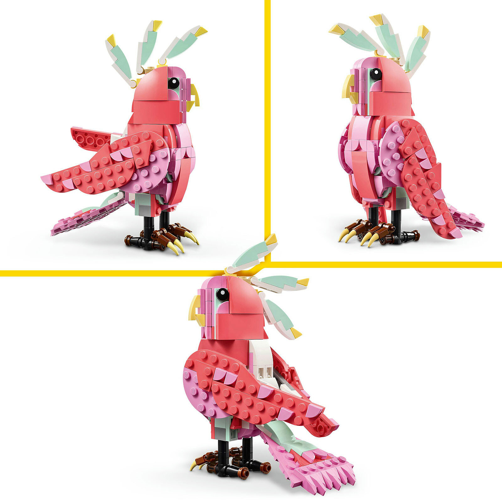LEGO Creator 31170 3-in-1 Wild Animals: Pink Flamingo - LEGO - LDLC