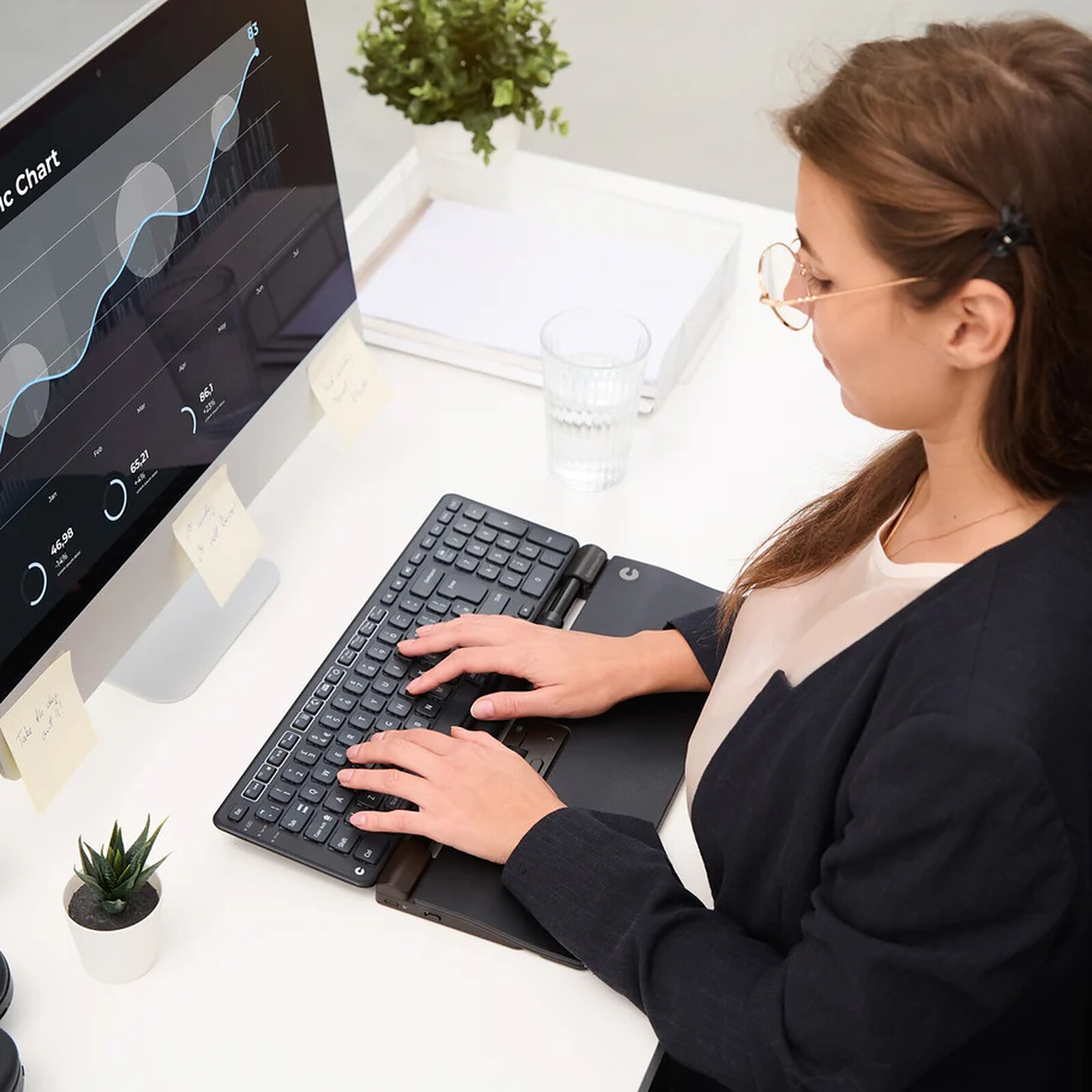 Contour Design RollerMouse Pro Regular Wireless - Similicuir - Souris ...