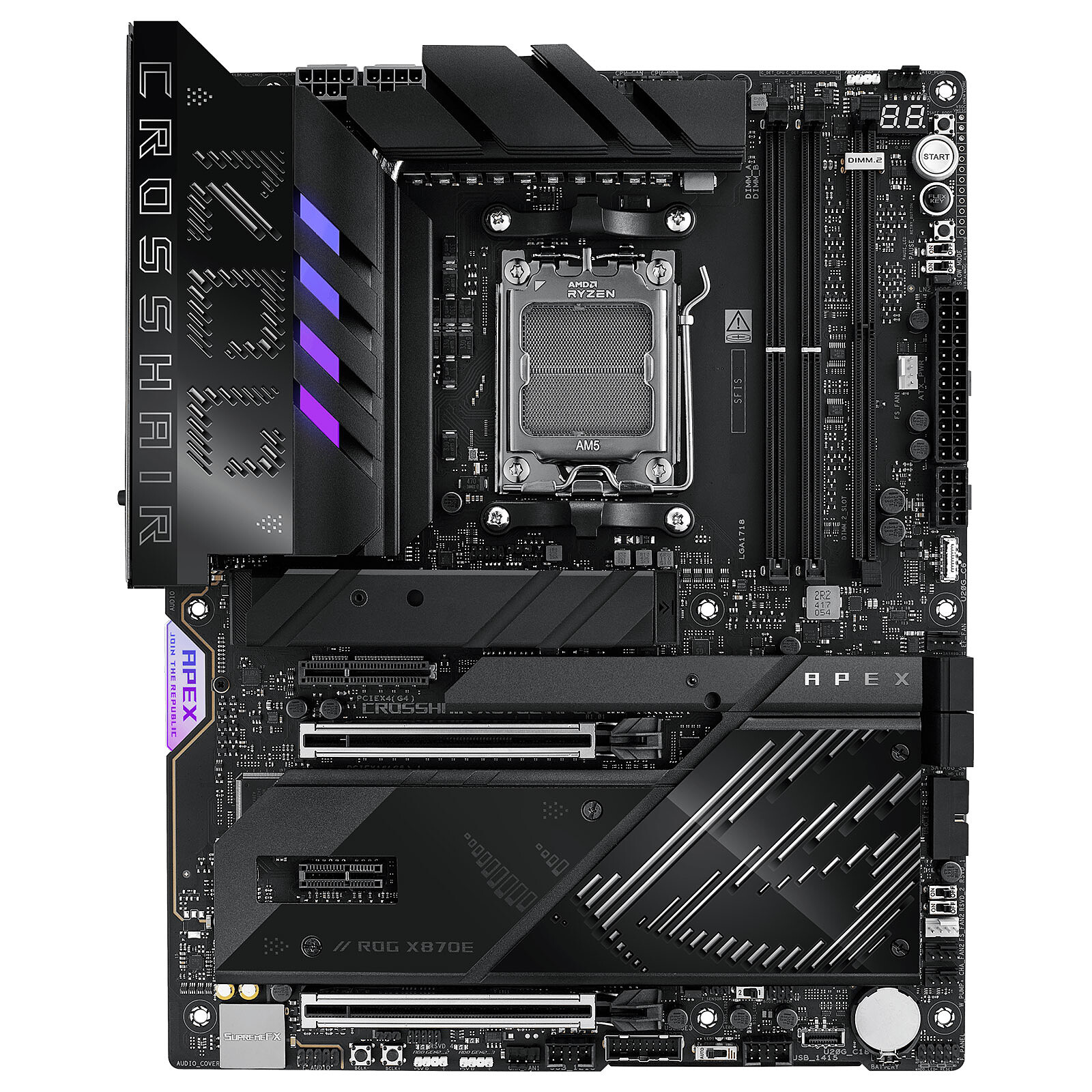 ASUS ROG CROSSHAIR X870E APEX - Motherboard - LDLC