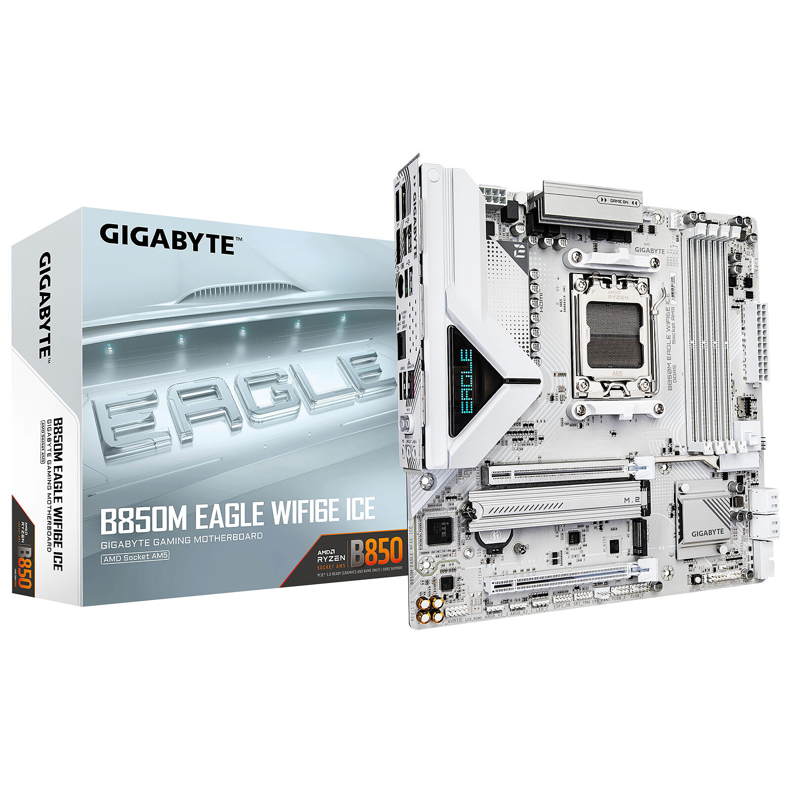 Gigabyte B850M EAGLE WIFI6E ICE - Placa base - LDLC